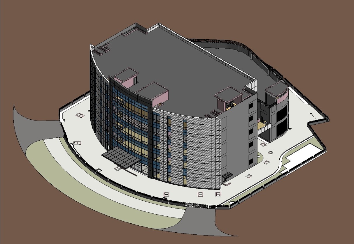 Clash free 3D BIM Revit Model for Commercial Service Building by Hitech ...