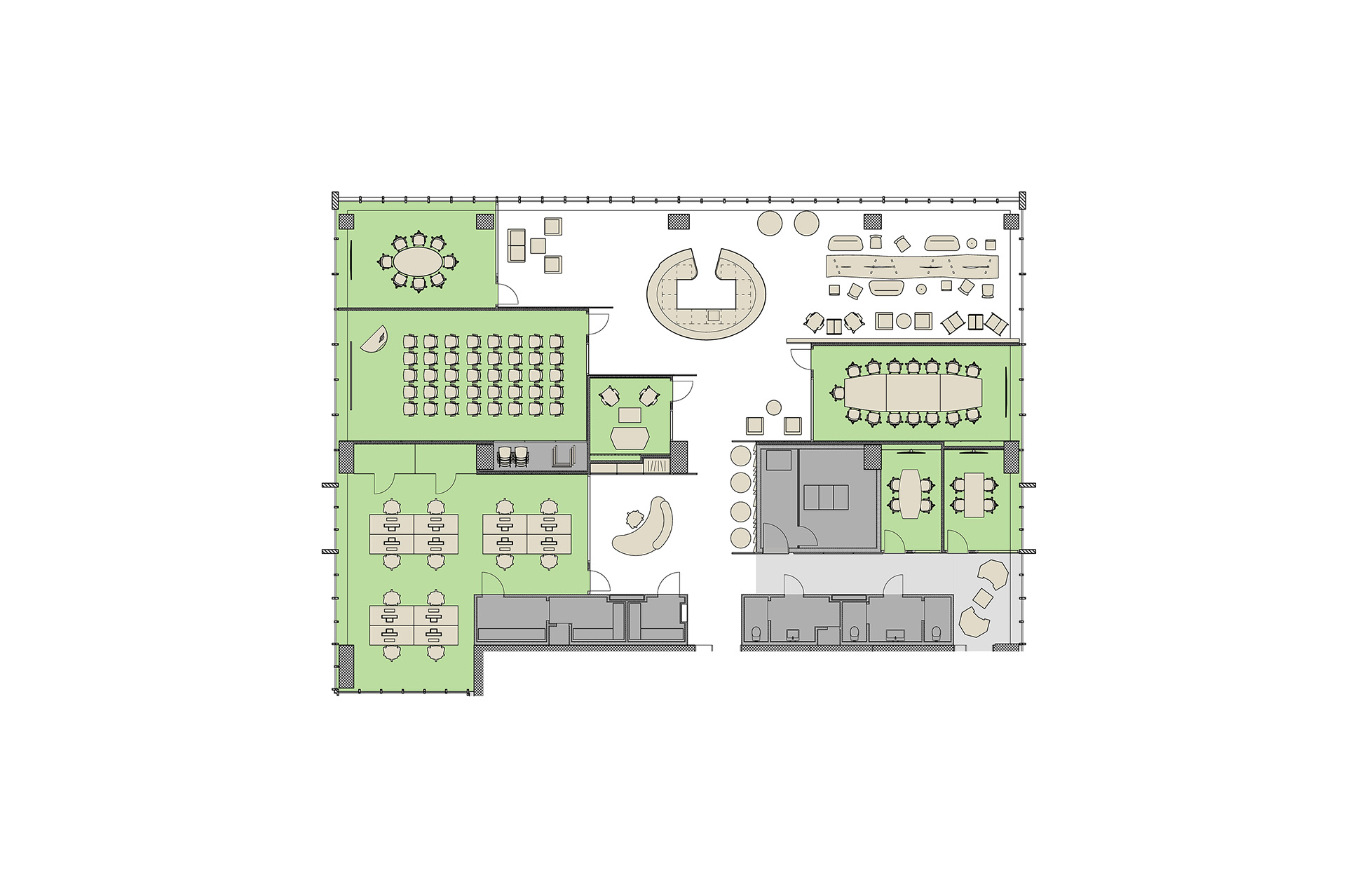 Microsoft Interior office design - Fluent design by Superform - Architizer