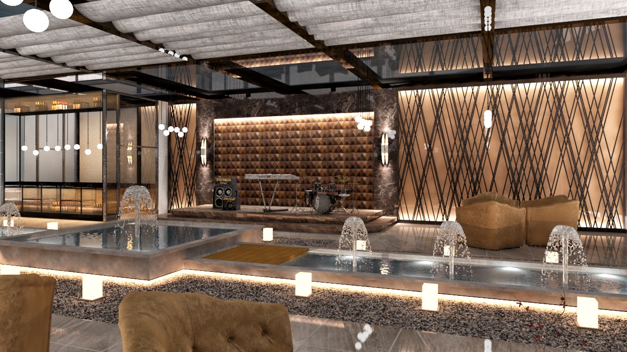 Motel Restaurant Interior Design by Mostafa Shahbazian & Partners ...