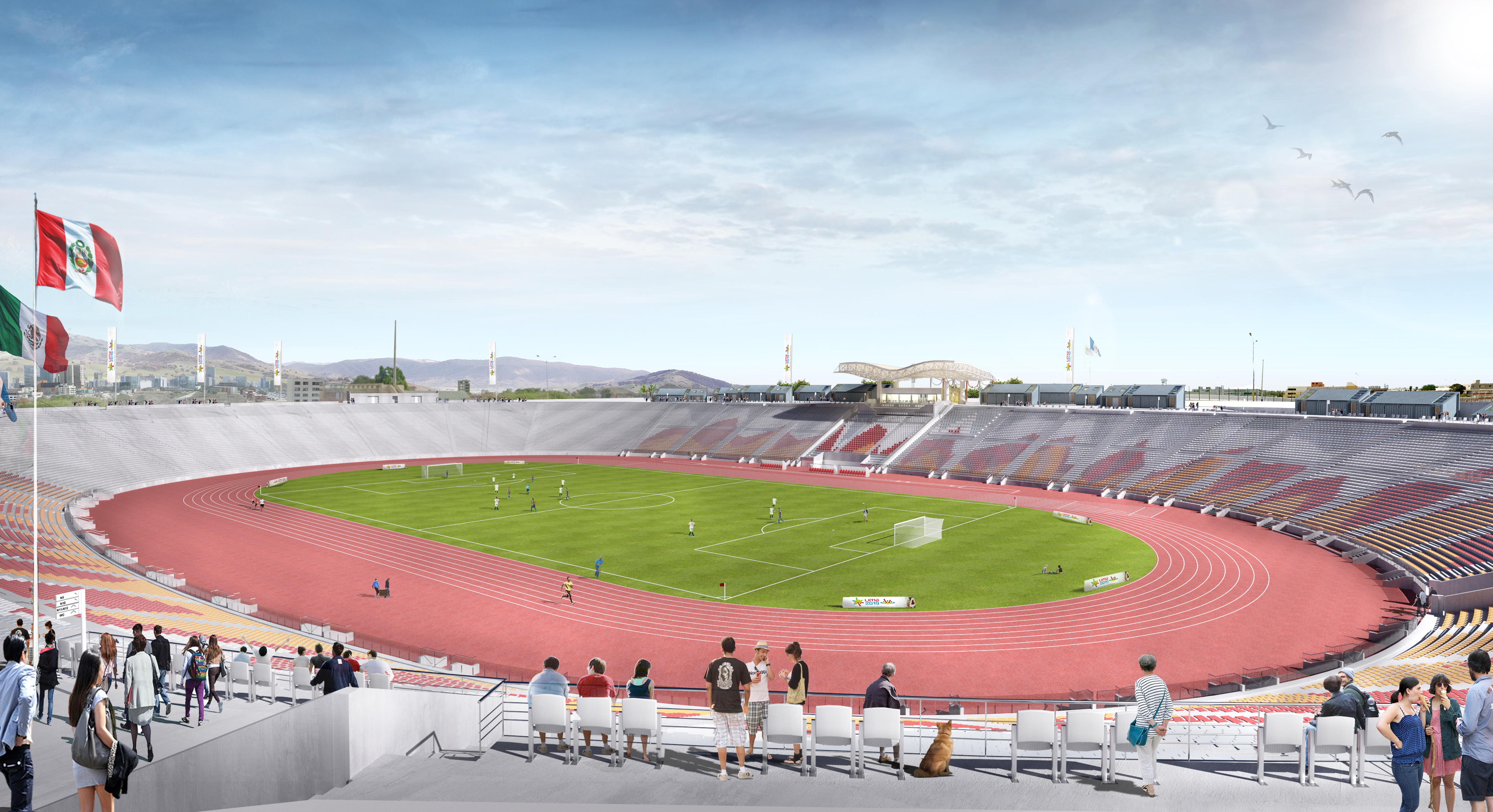 Callao Sports Complex and San Marcos University Athletics Stadium by ...