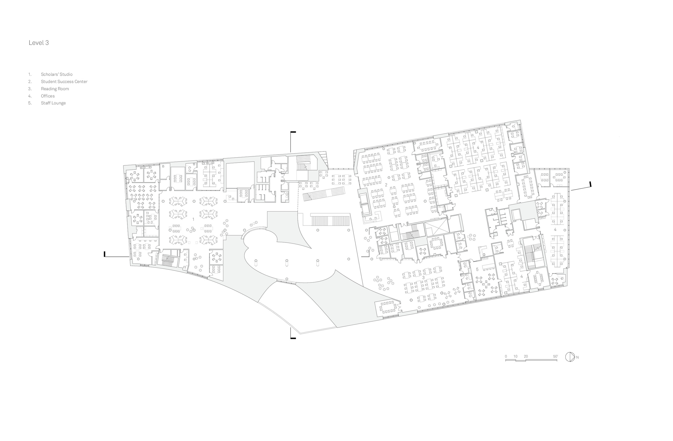 Charles Library at Temple University by Snøhetta - Architizer