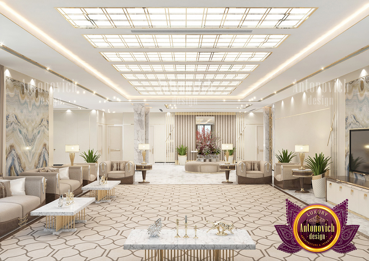 Spacious Luxury Hall Interior Design by LUXURY ANTONOVICH DESIGN ...