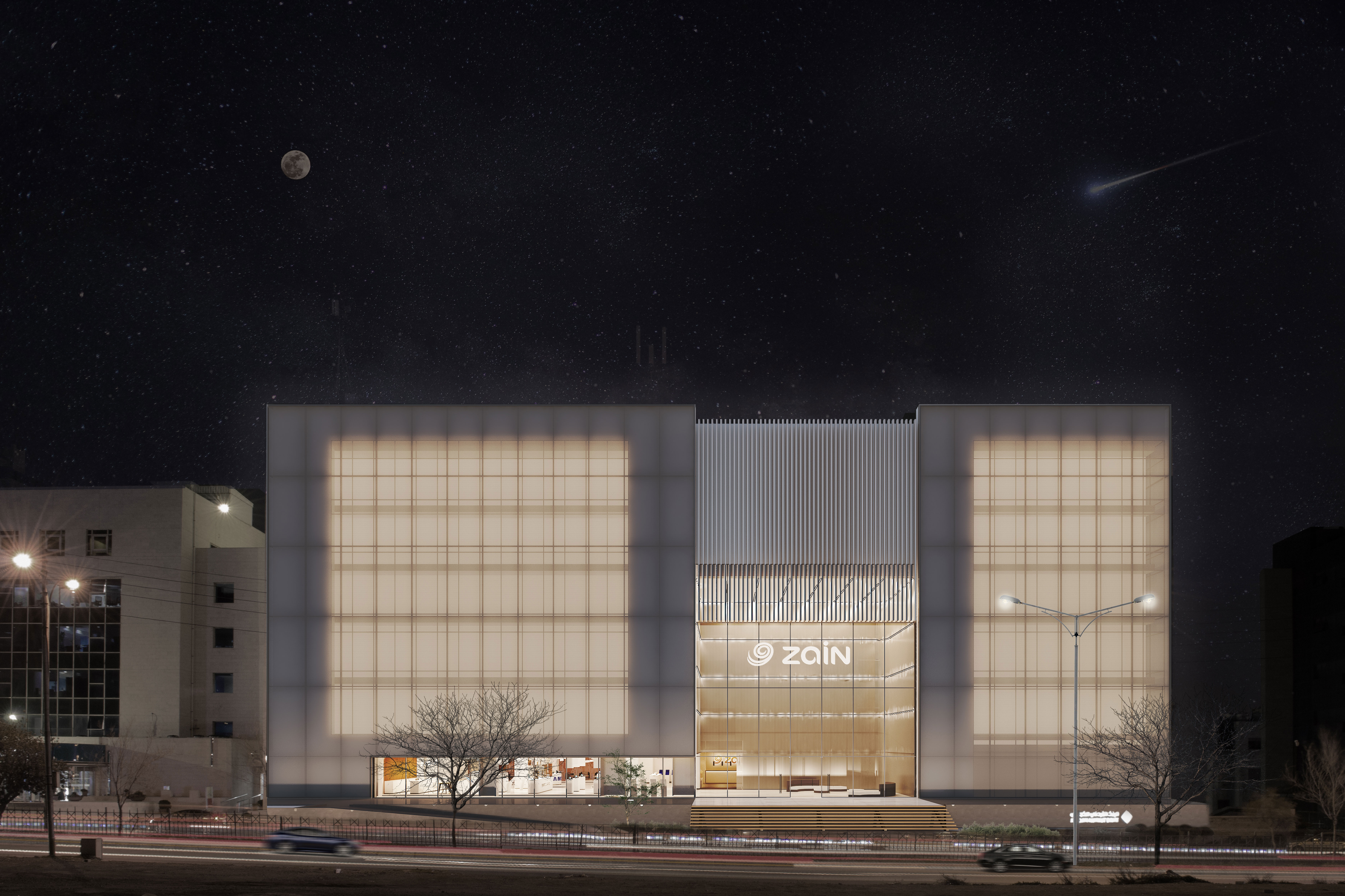 ZAIN FLAGSHIP SHOP & VIP SERVICE AREA by Uraiqat Architects - Architizer