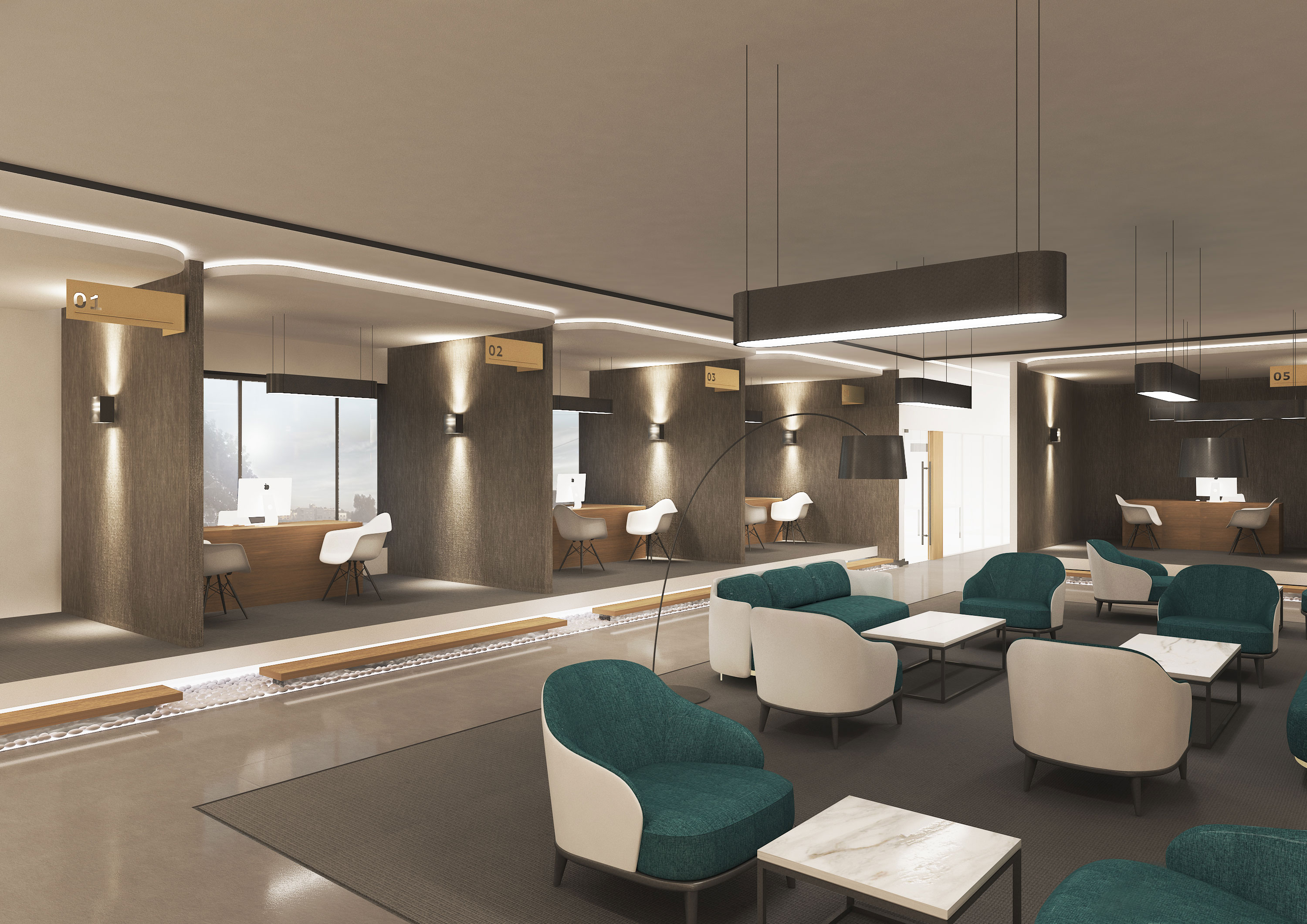 ZAIN FLAGSHIP SHOP & VIP SERVICE AREA by Uraiqat Architects - Architizer