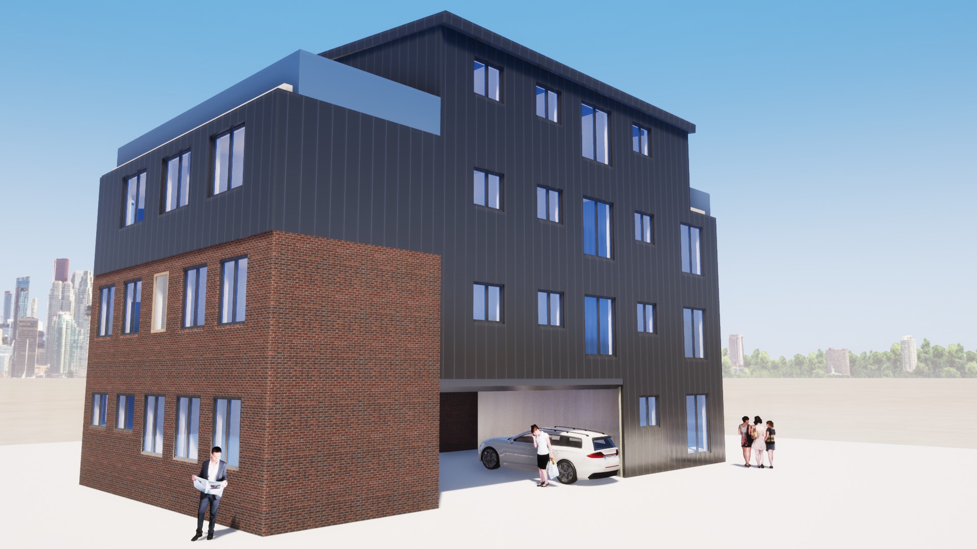 Flats building by Architectural improvement ltd - Architizer