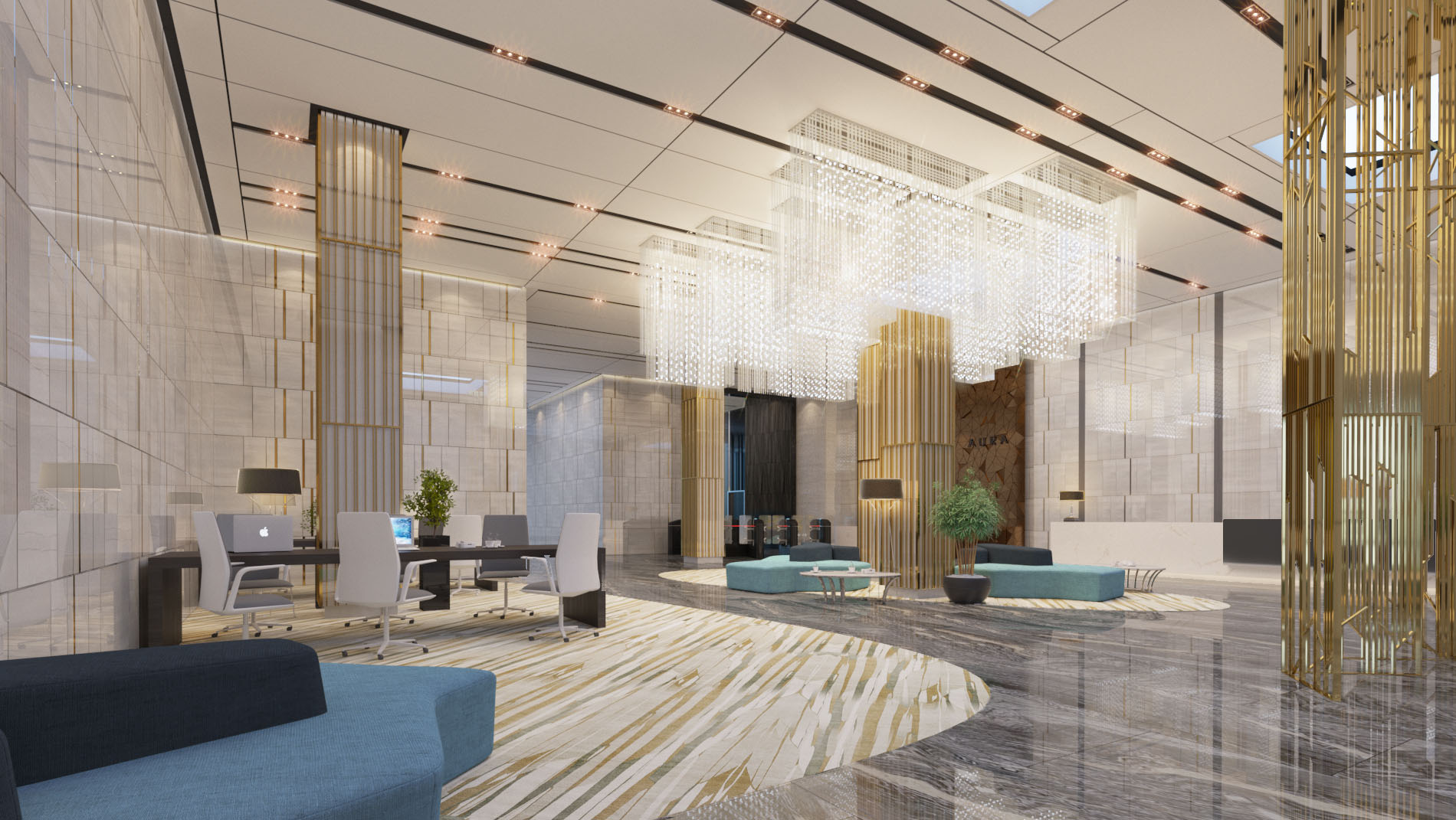 Aura Business Center Interior by INK Architects - Architizer