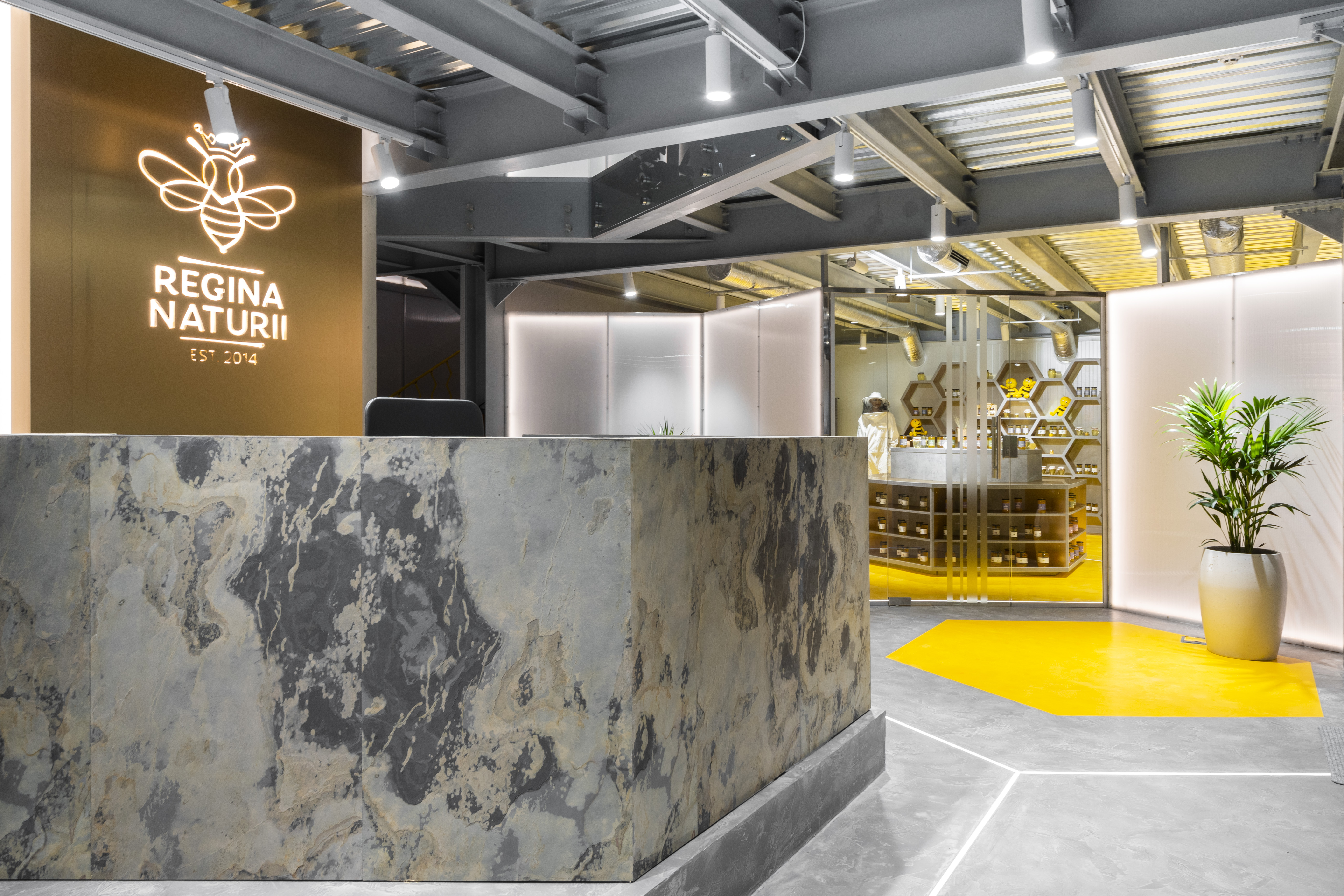 Honey factory office and shop by AB+Partners - Architizer