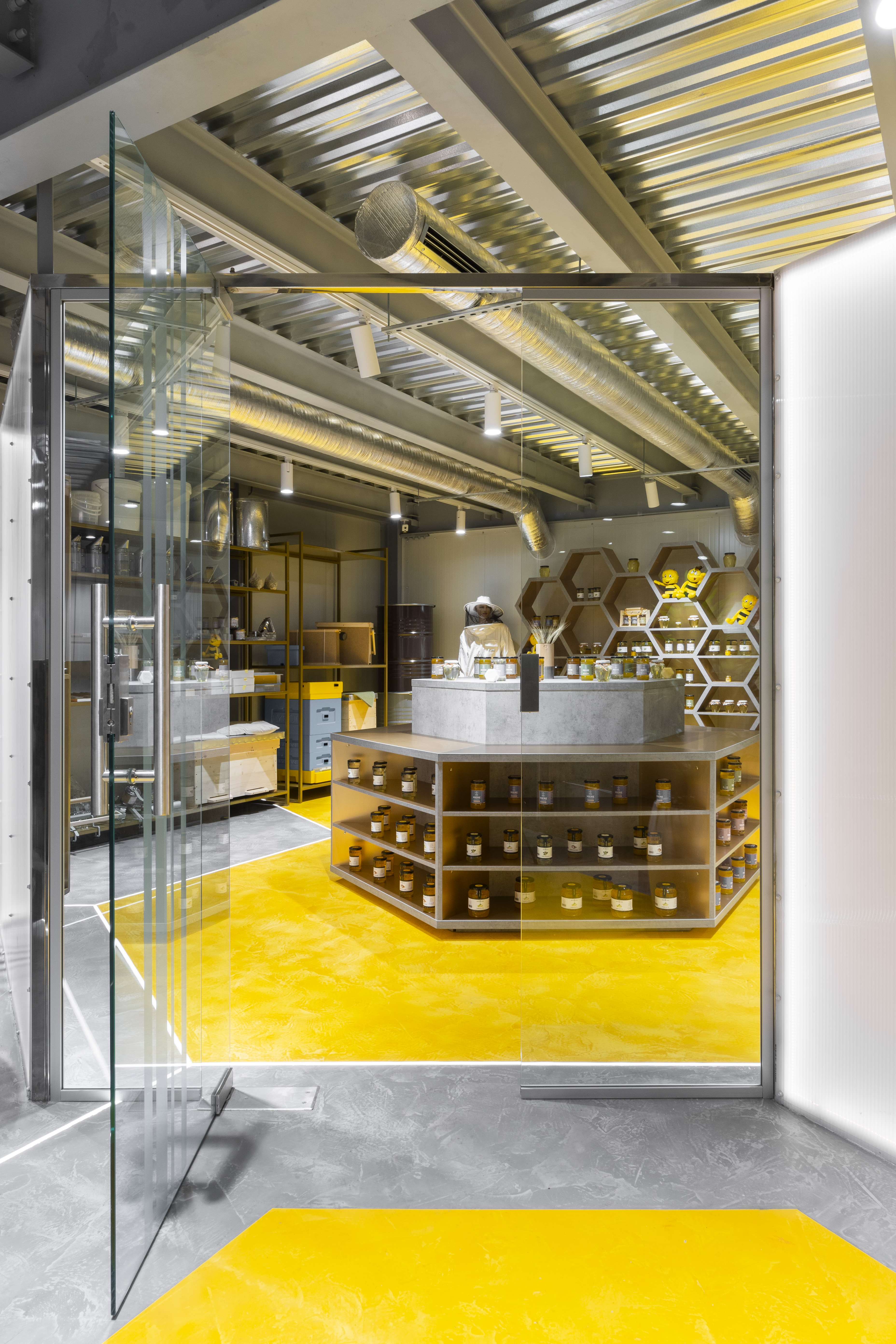 Honey factory office and shop by AB+Partners - Architizer