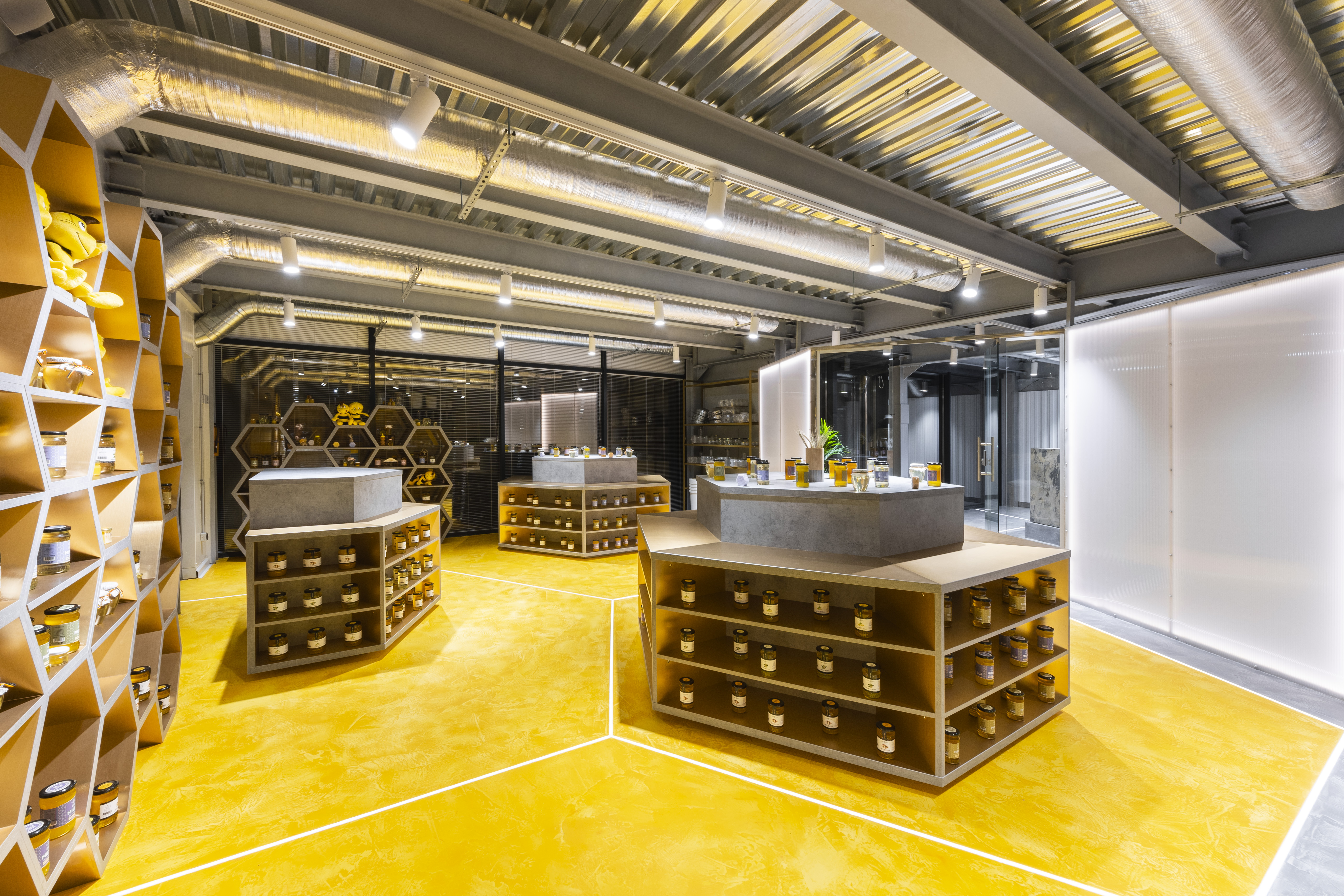 Honey factory office and shop by AB+Partners - Architizer