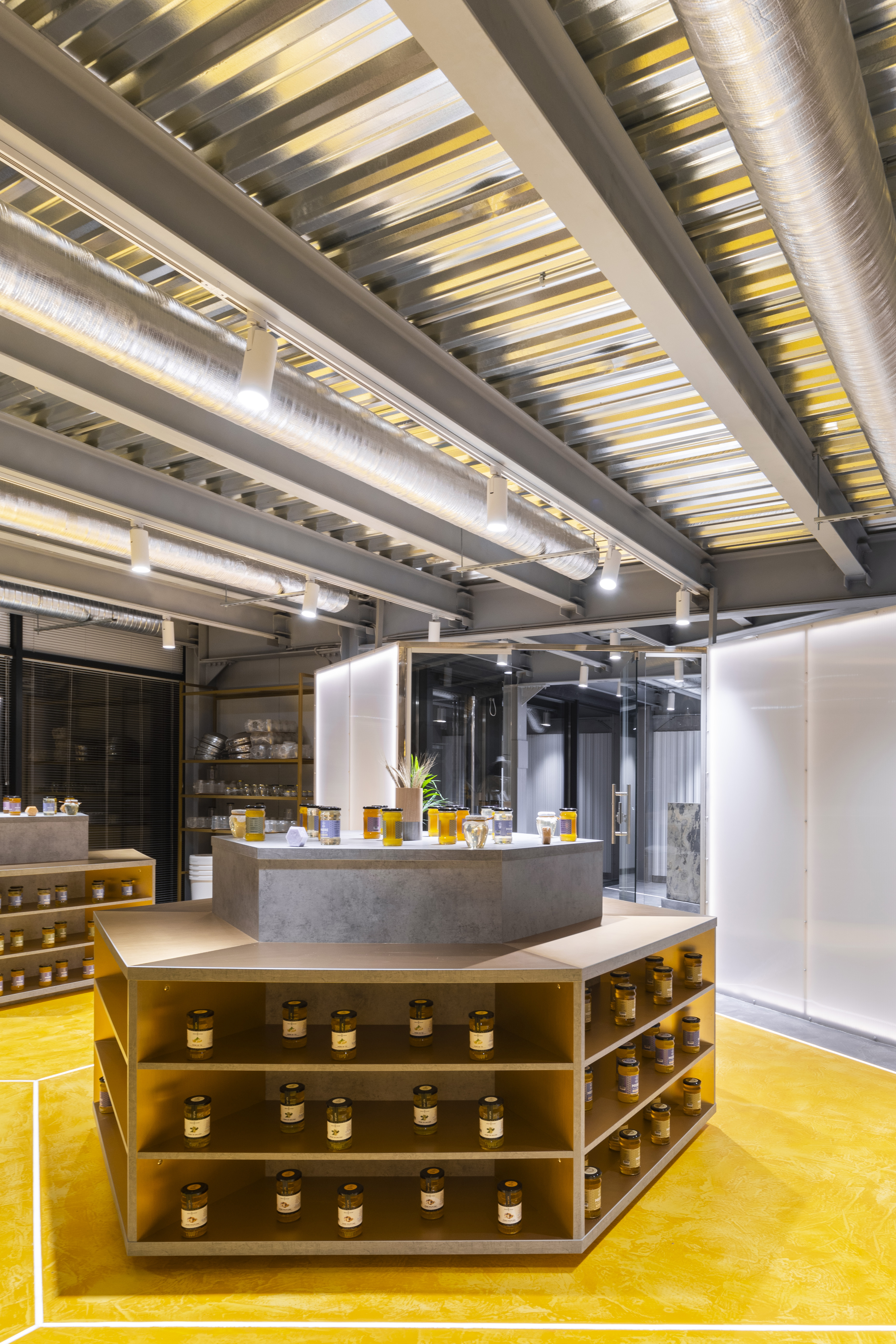 Honey factory office and shop by AB+Partners - Architizer