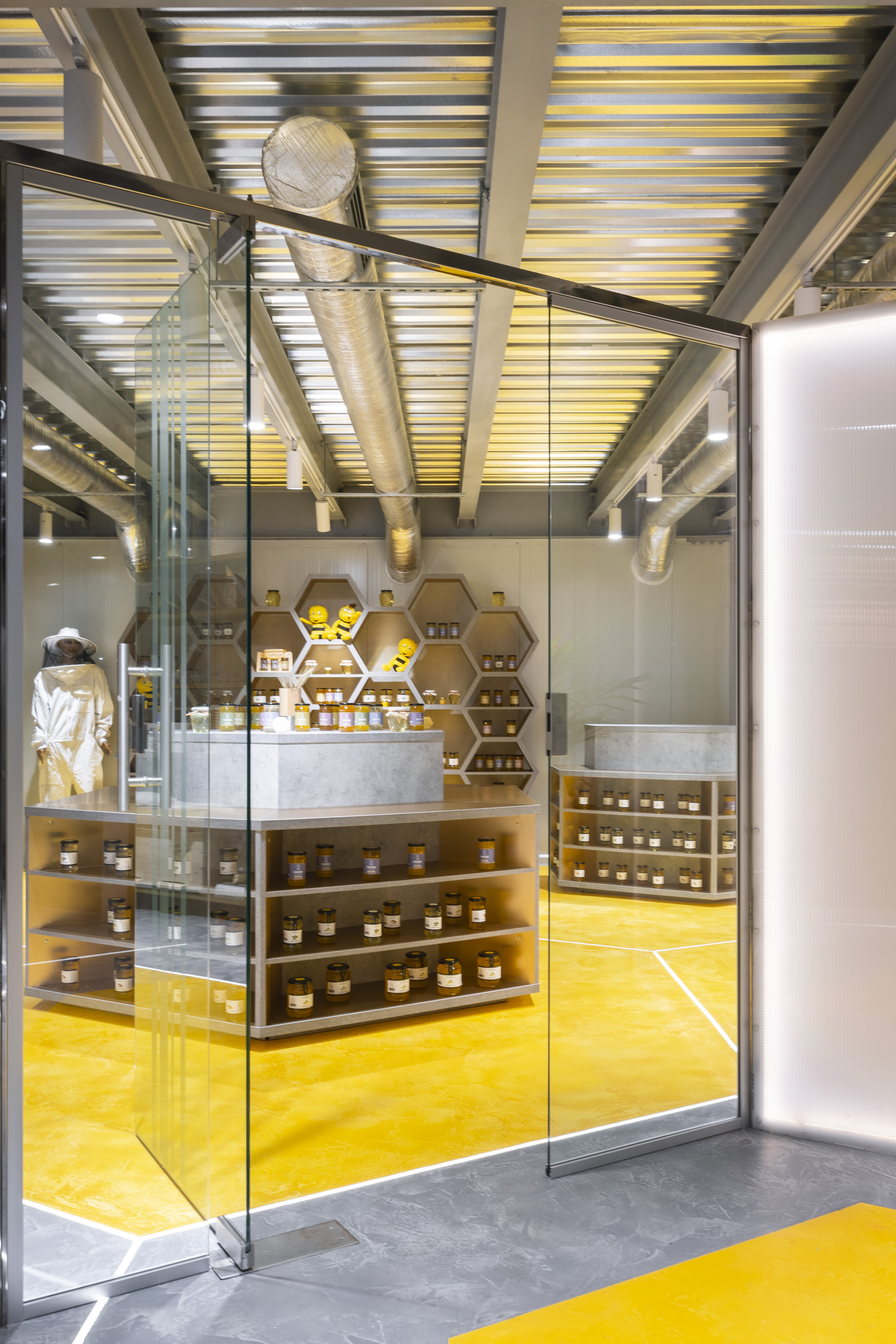 Honey factory office and shop by AB+Partners - Architizer