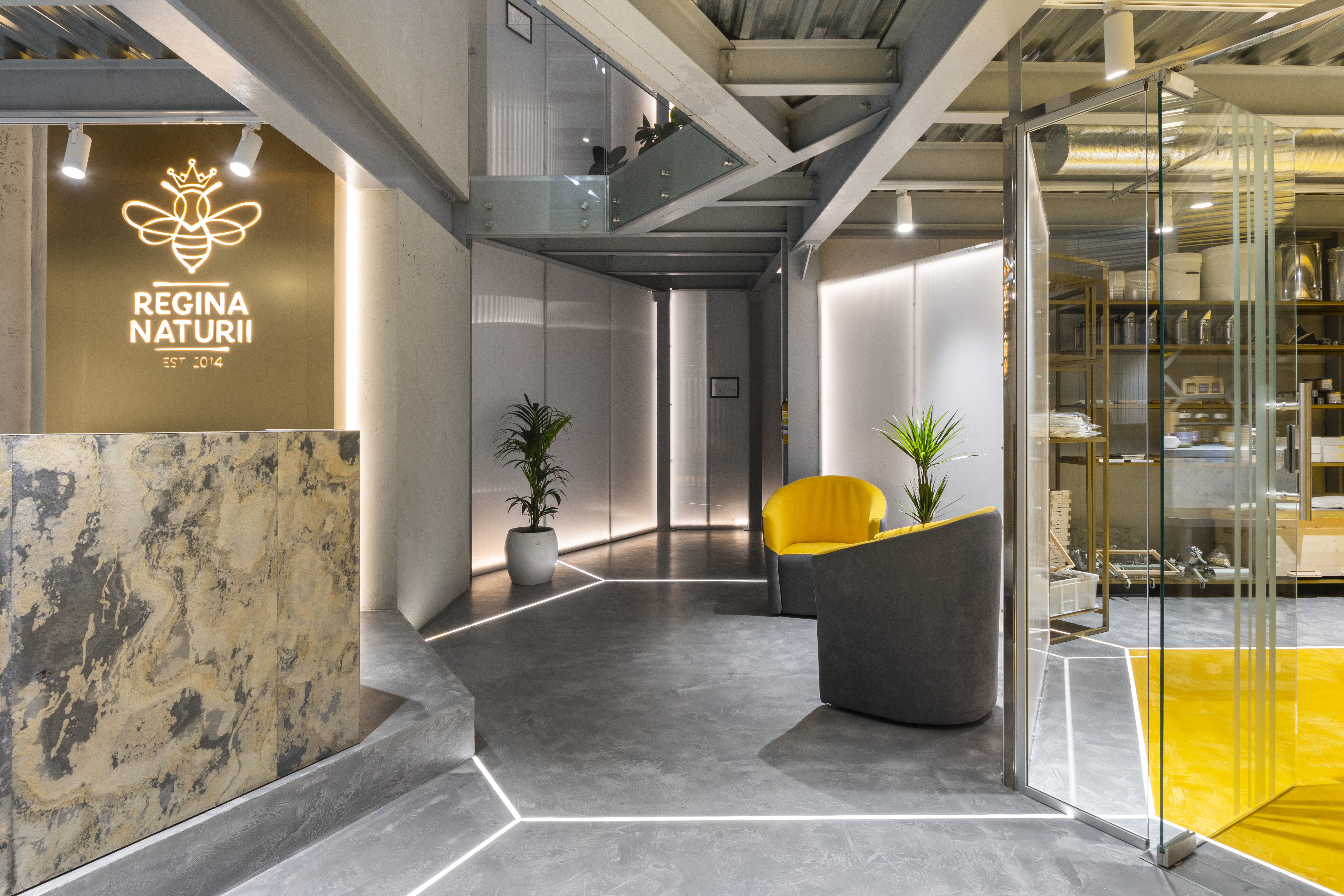 Honey factory office and shop by AB+Partners - Architizer
