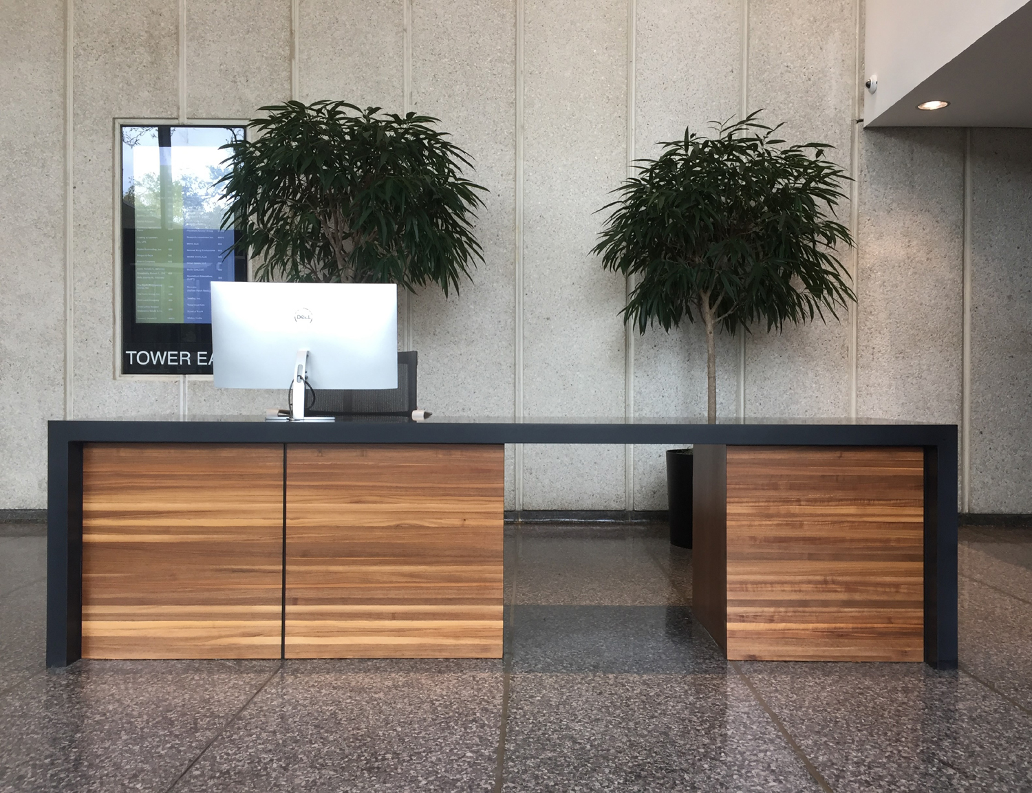Tower East Lobby Desk & Benches by Kordalski Architects Inc. - Architizer