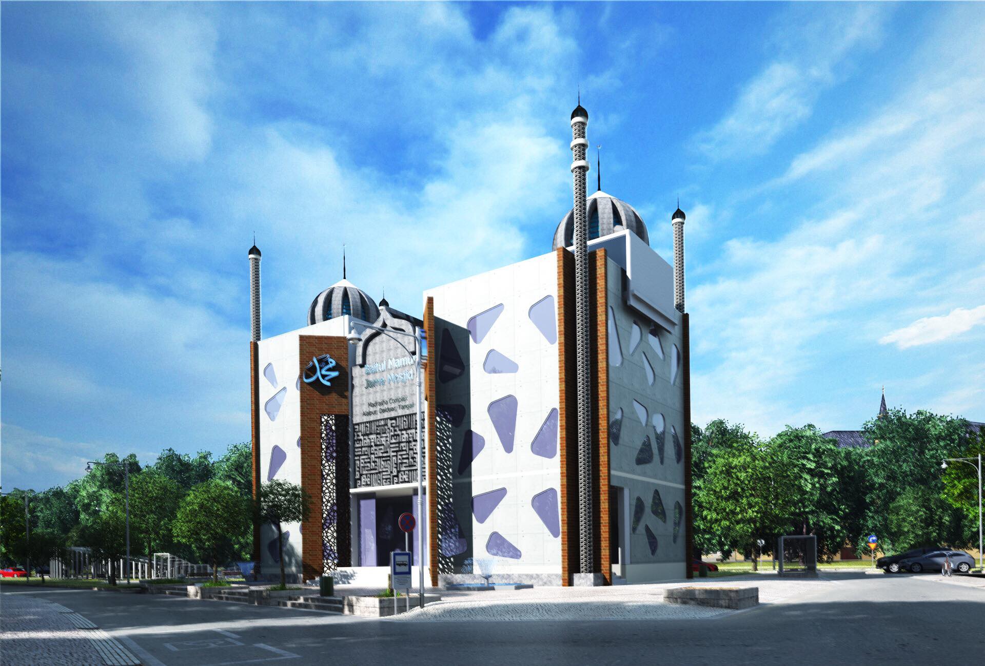 Baitul Mamur Jame Mosque by Suprio Aongon_Design & Development - Architizer