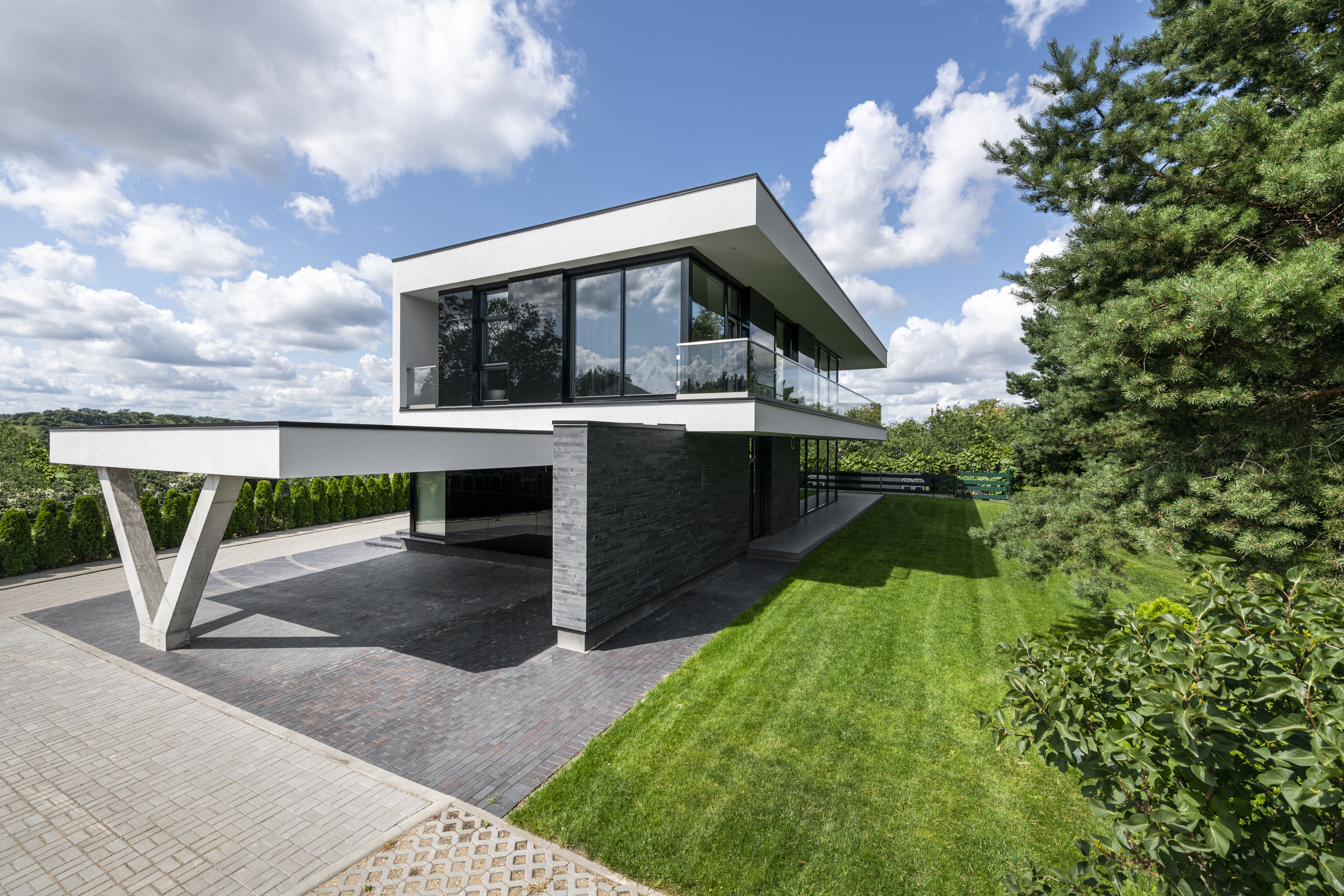 Panoramic view house by Architecture laboratory ArchLAB - Architizer