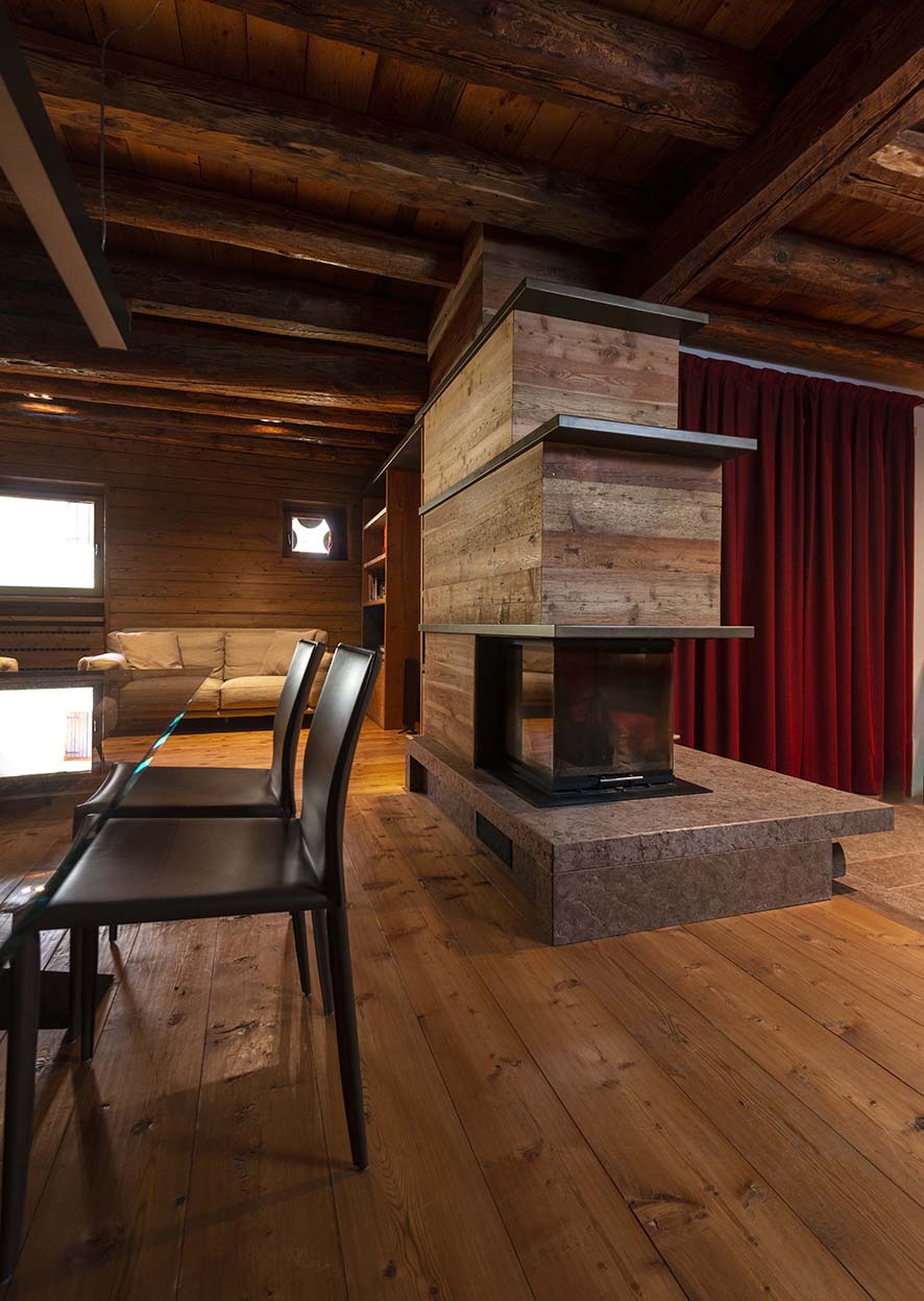 Ancient barn in the Alps by Cumo Mori Roversi Architects - Architizer