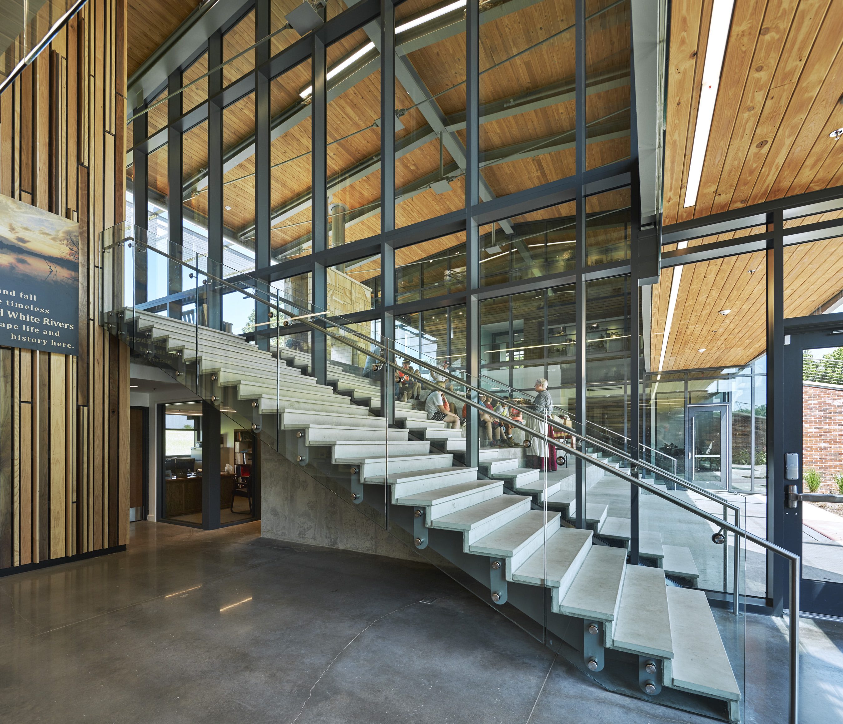 Jacksonport State Park Visitor Center by Polk Stanley Wilcox Architects ...
