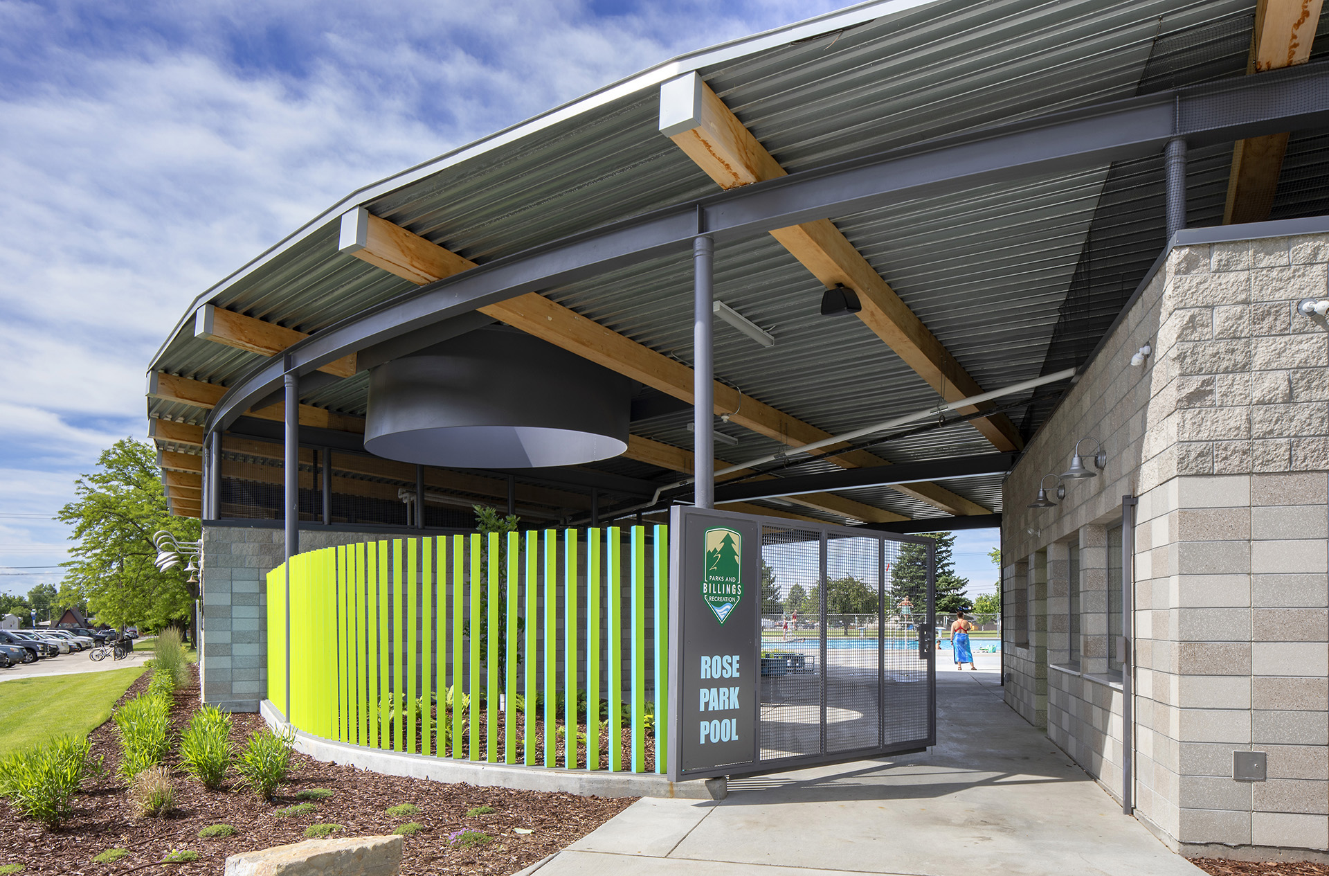Rose Park Pool Operations Building - New Building by Cushing Terrell ...