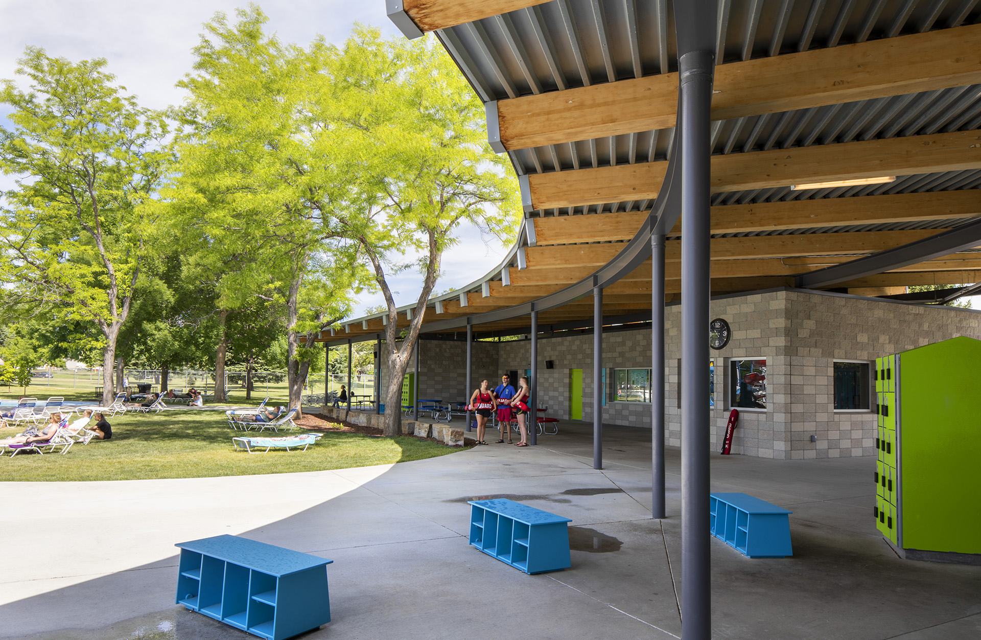 Rose Park Pool Operations Building - New Building by Cushing Terrell ...