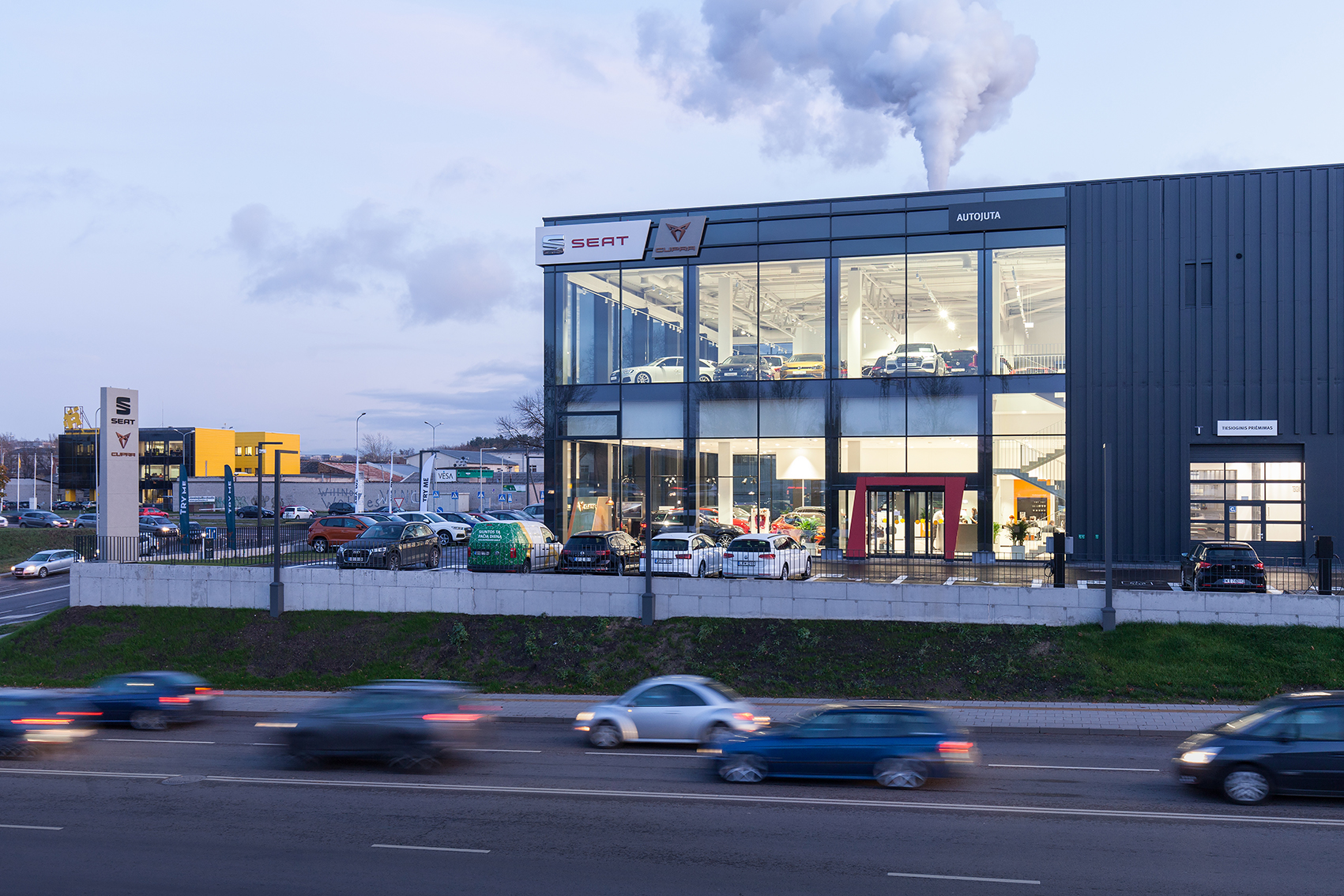 Autojuta Car Sales and Service Center by Architekturos linija - Architizer
