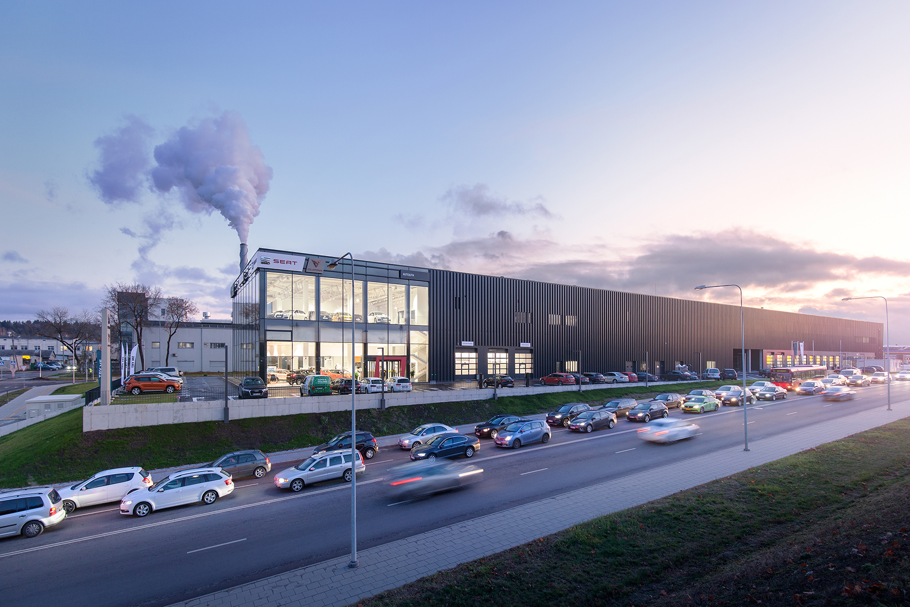 Autojuta Car Sales and Service Center by Architekturos linija - Architizer