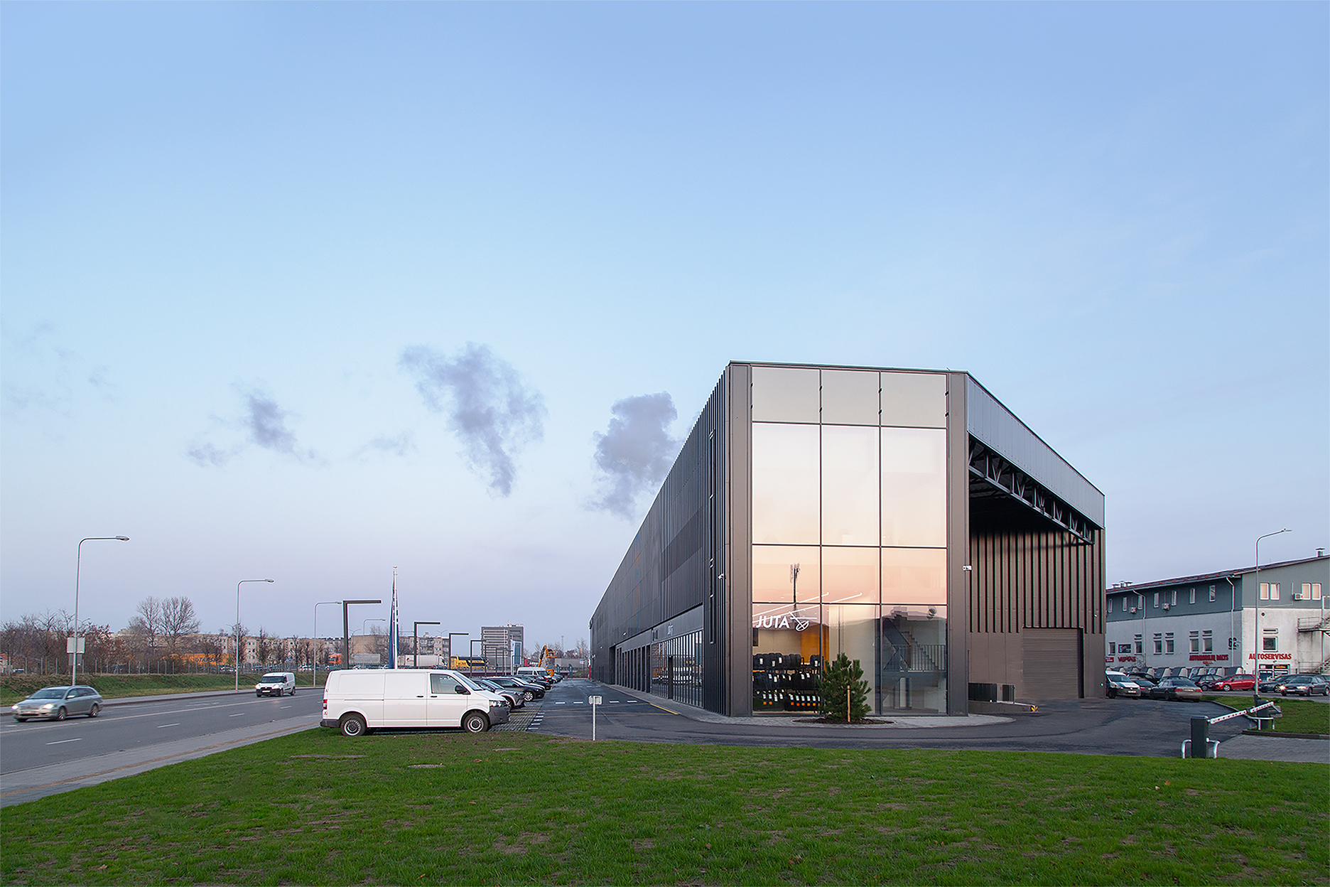Autojuta Car Sales and Service Center by Architekturos linija - Architizer
