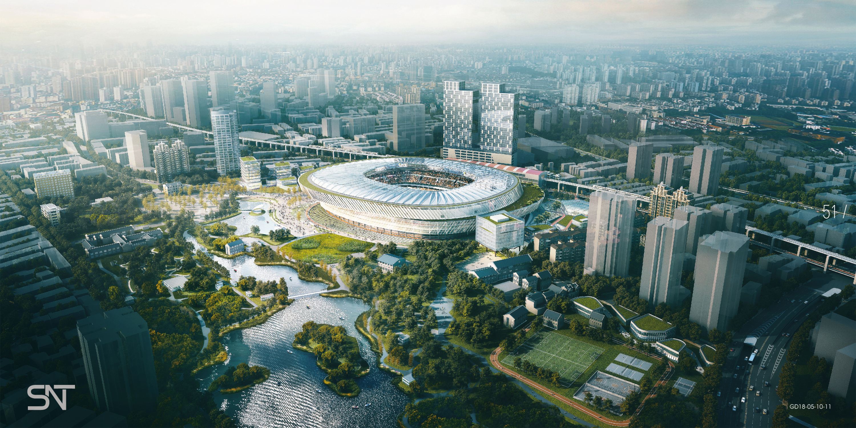 Grand Football Stadium by SNT Visual - Architizer