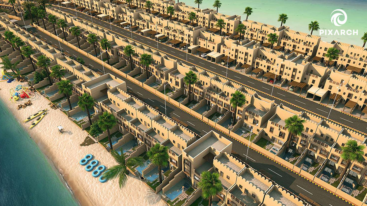 Al Marsa by Pixarch 3D Architectural Visualization Company - Architizer