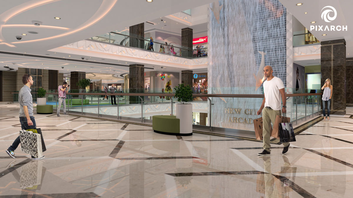 New City Arcade by Pixarch 3D Architectural Visualization Company ...