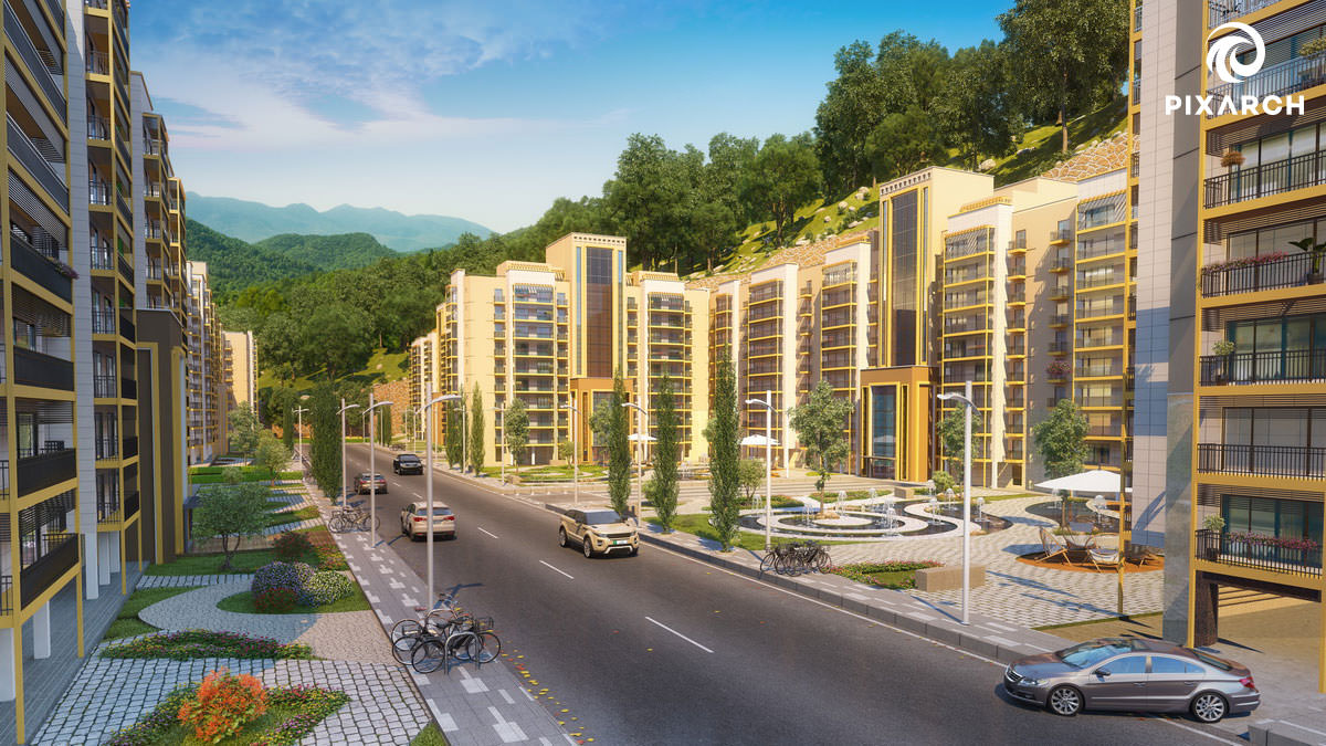 Park View City Islamabad by Pixarch 3D Architectural Visualization ...