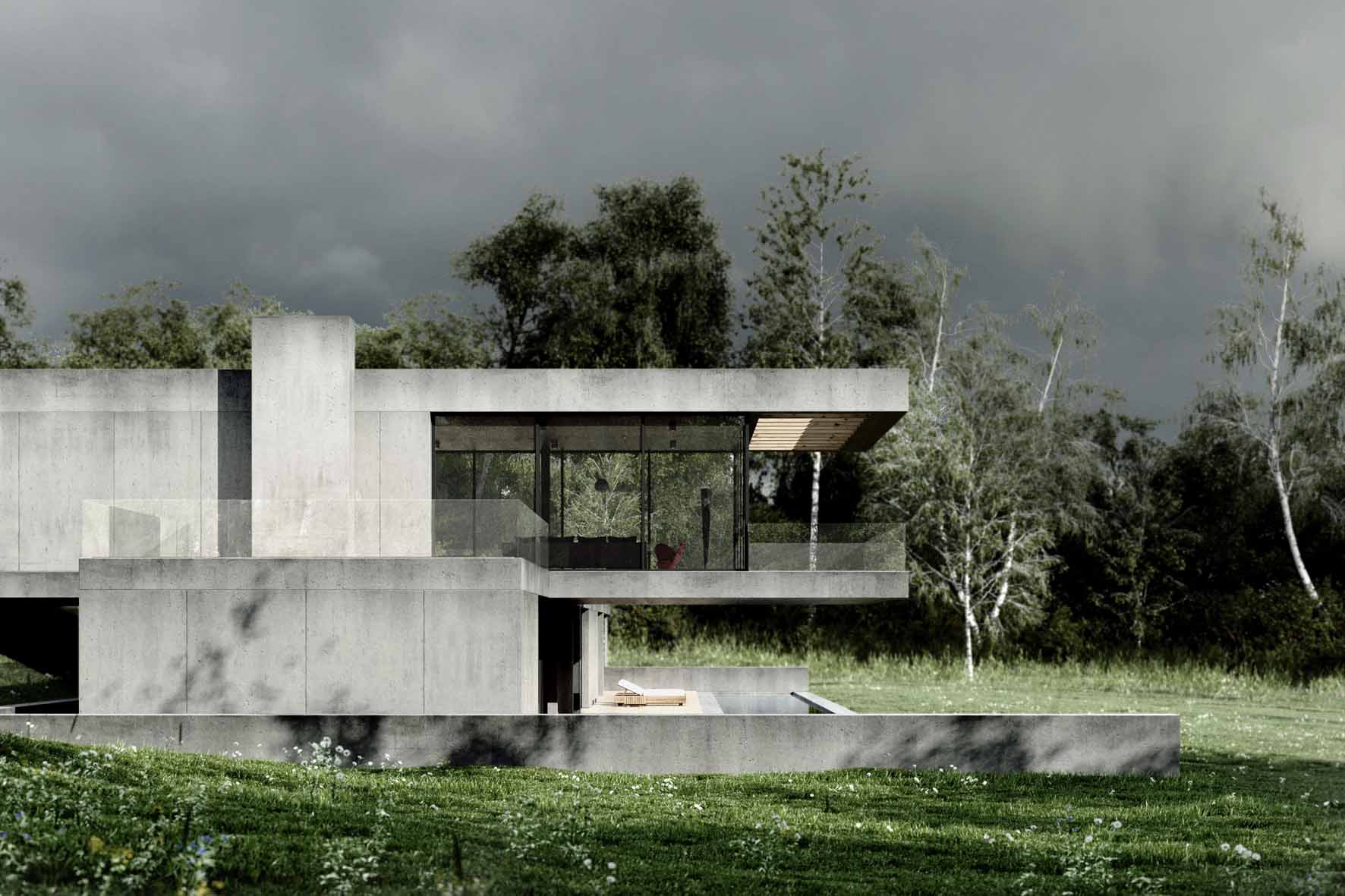 Modern Concrete house by Easst architects - Architizer