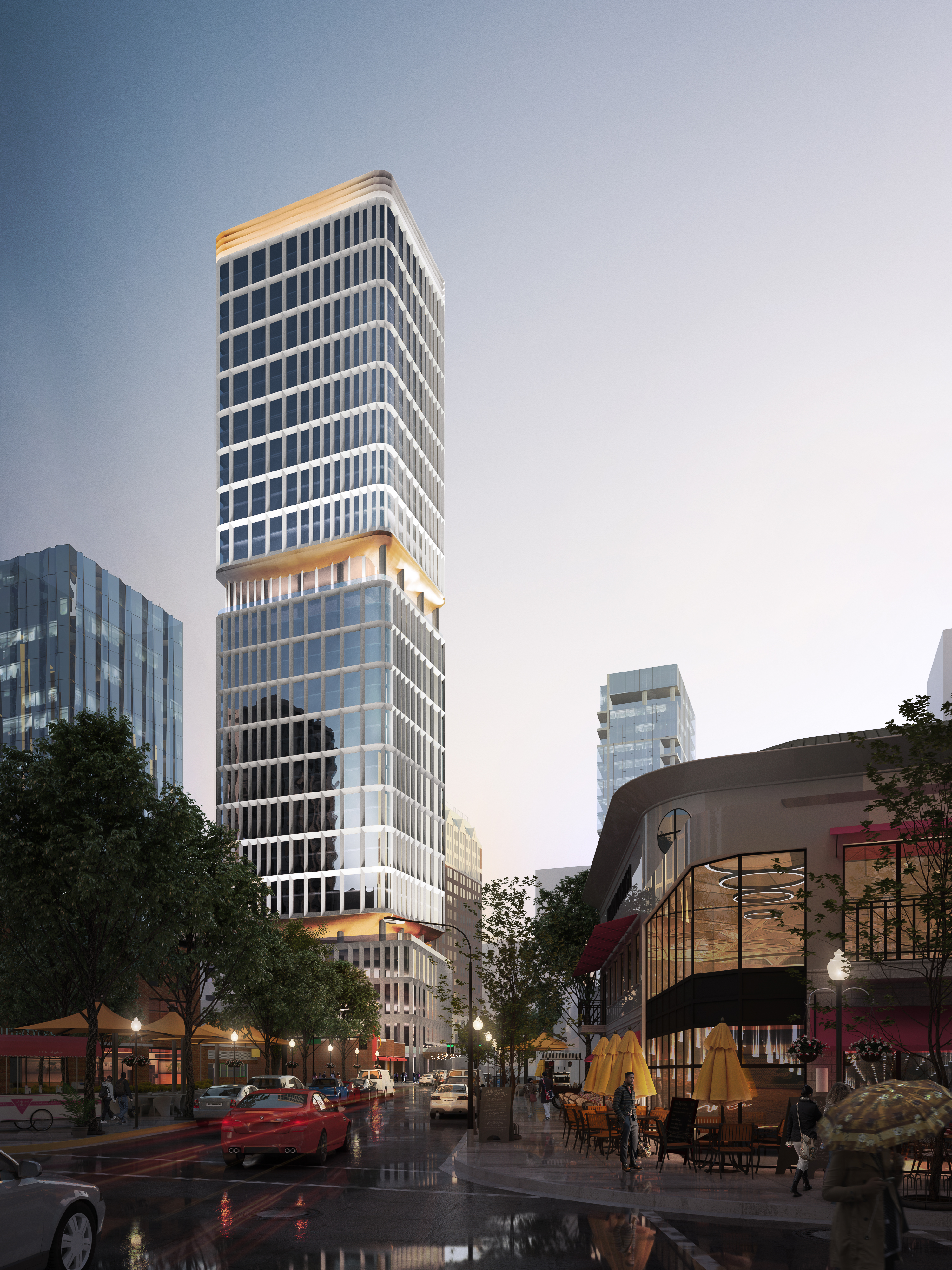 Chicago business center by Ayenk Inc. - Architizer