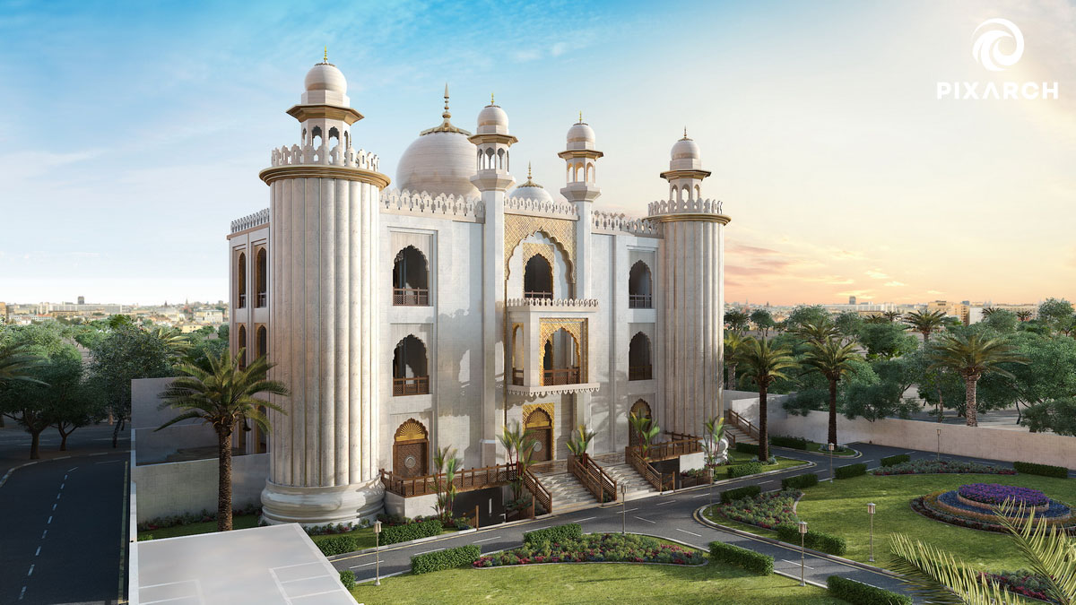 Masjid-e-Taqwa by Pixarch by Pixarch 3D Architectural Visualization ...
