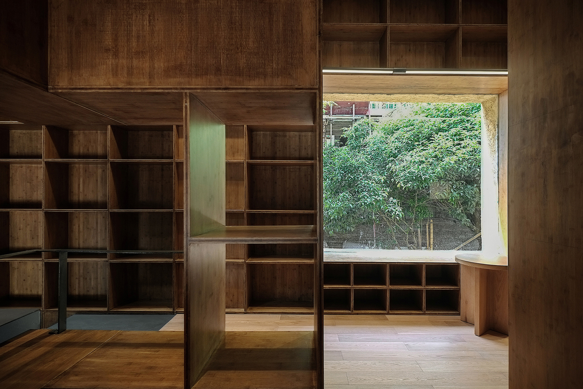 Capsule hotel in a rural library by Atelier tao+c - Architizer
