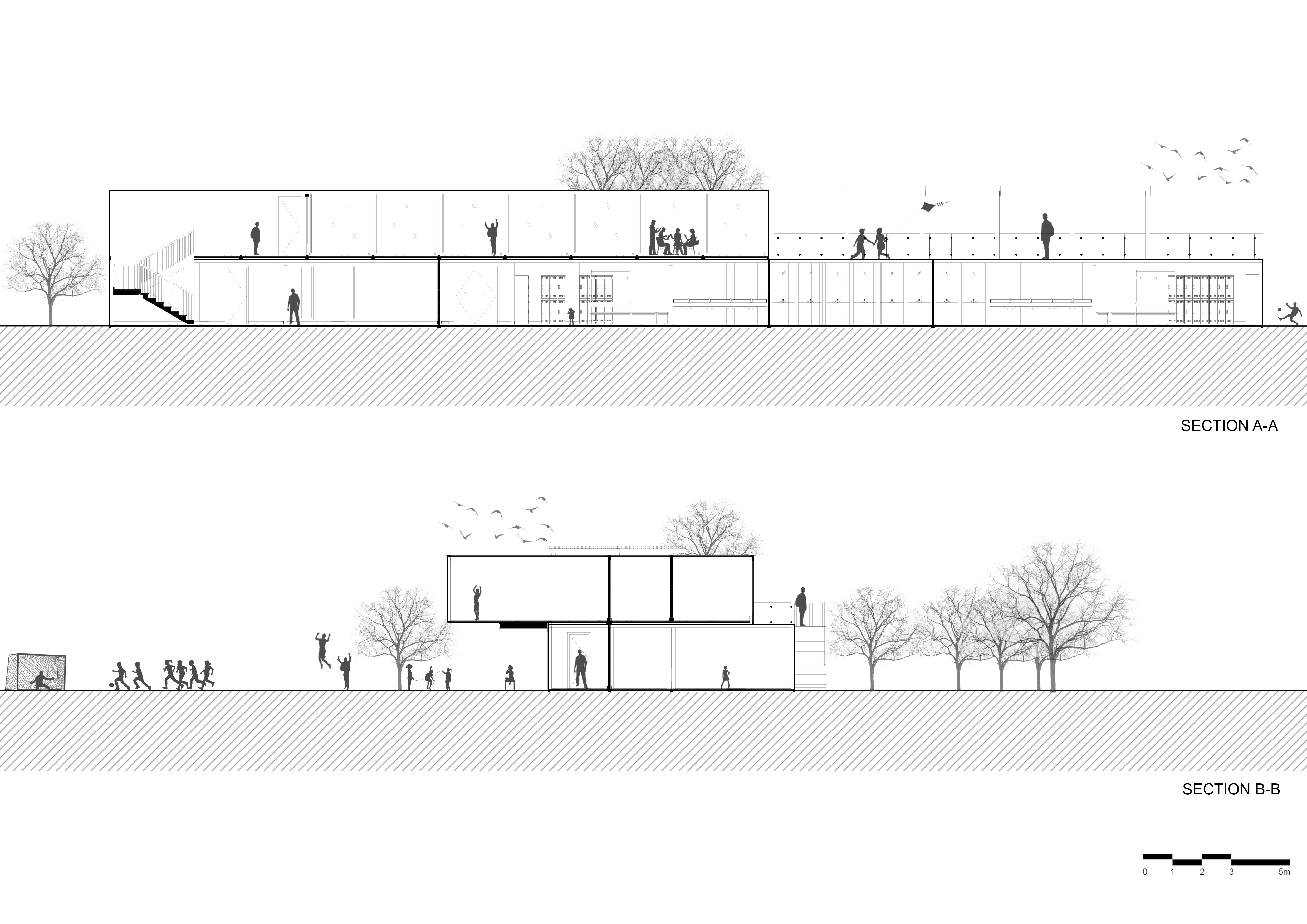 ZED Park sports Facility Shipping Containers by Khaled Morgan - Architizer