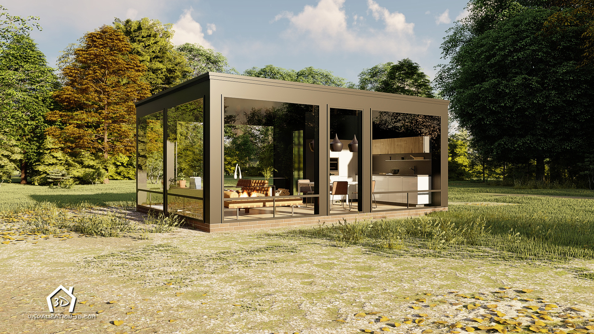 Design Glass House by VISUALIZATION 3D - Architizer