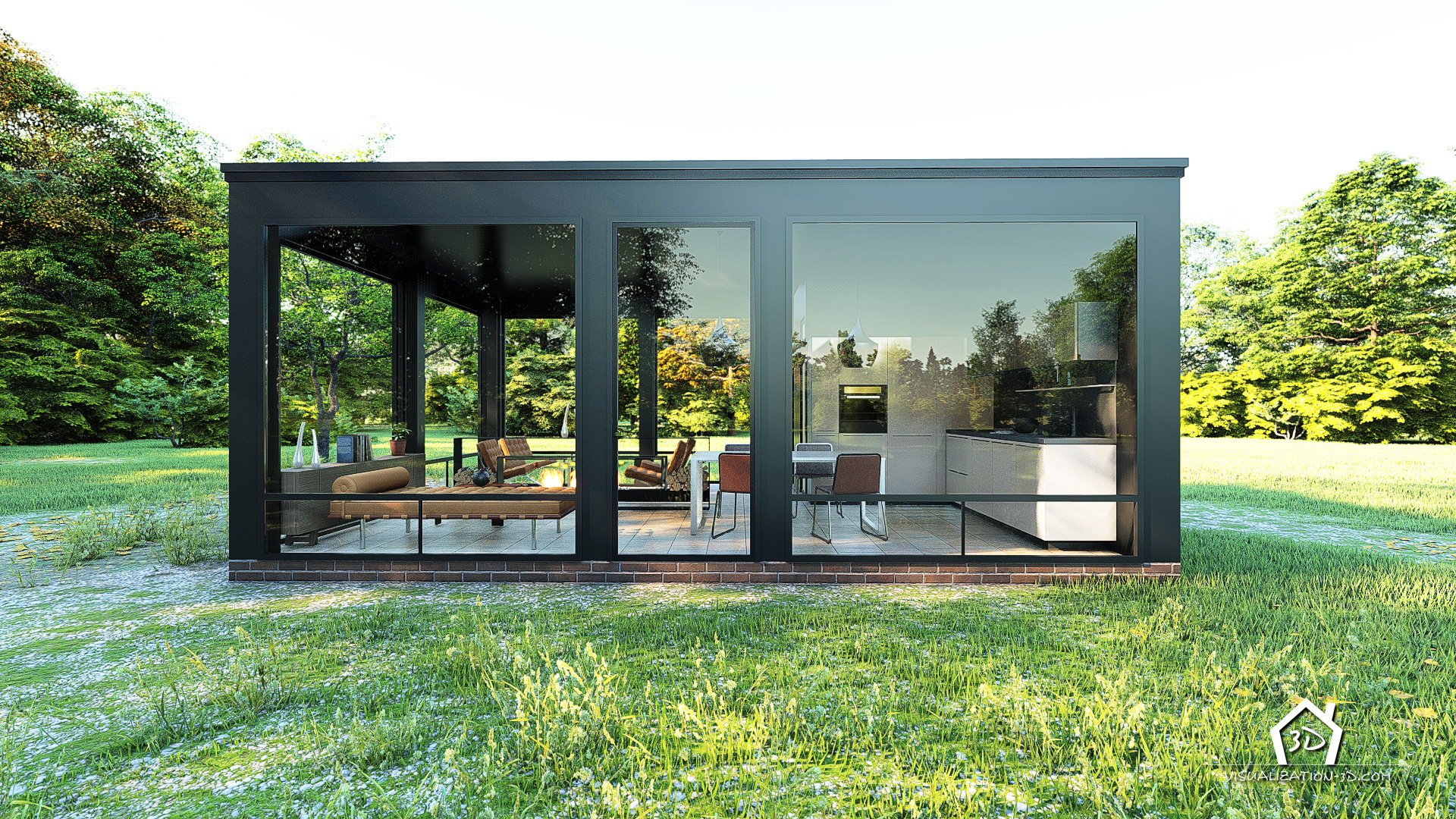 Design Glass House by VISUALIZATION 3D - Architizer