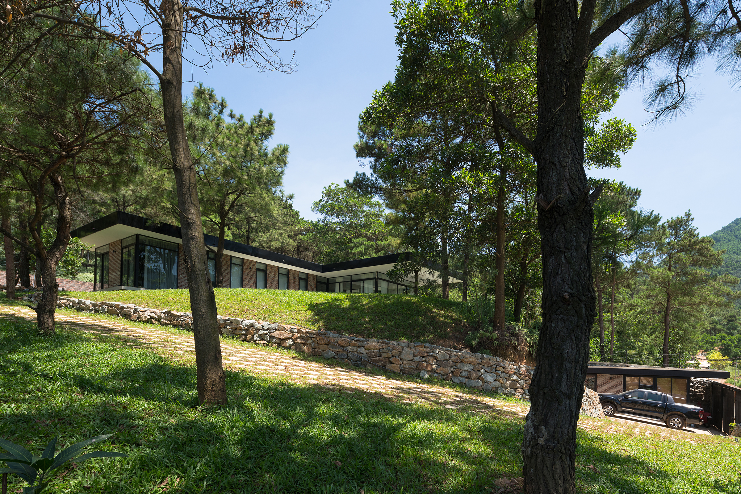 House under the Pines by idee architects Vietnam - Architizer