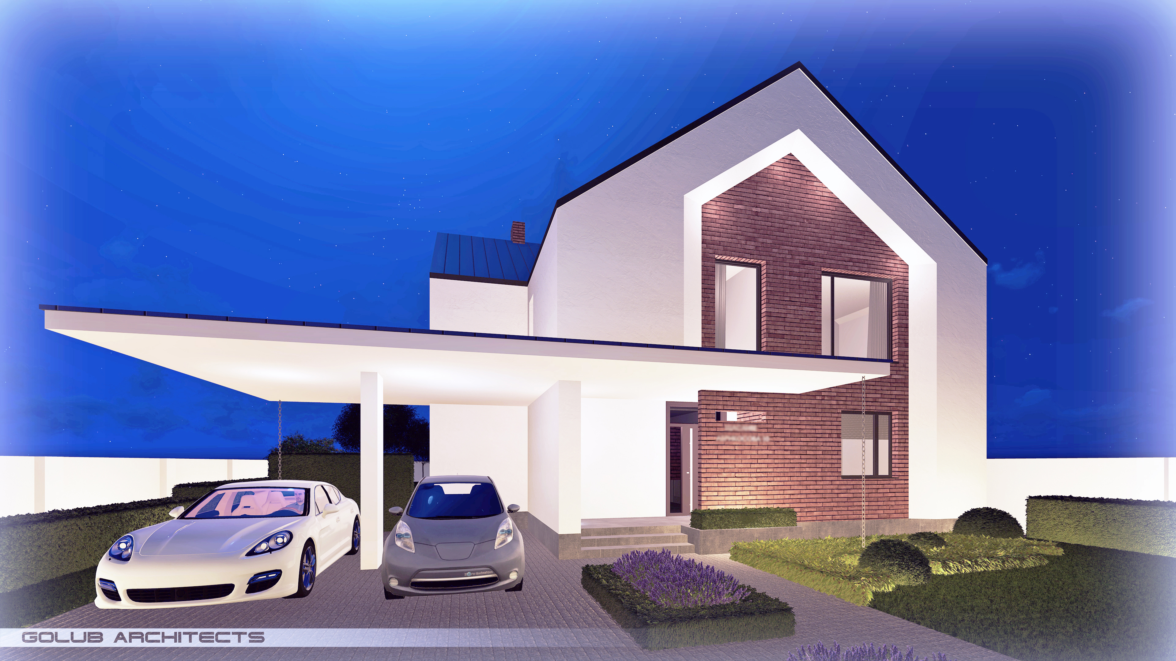 Strut House by Golub Architects - Architizer