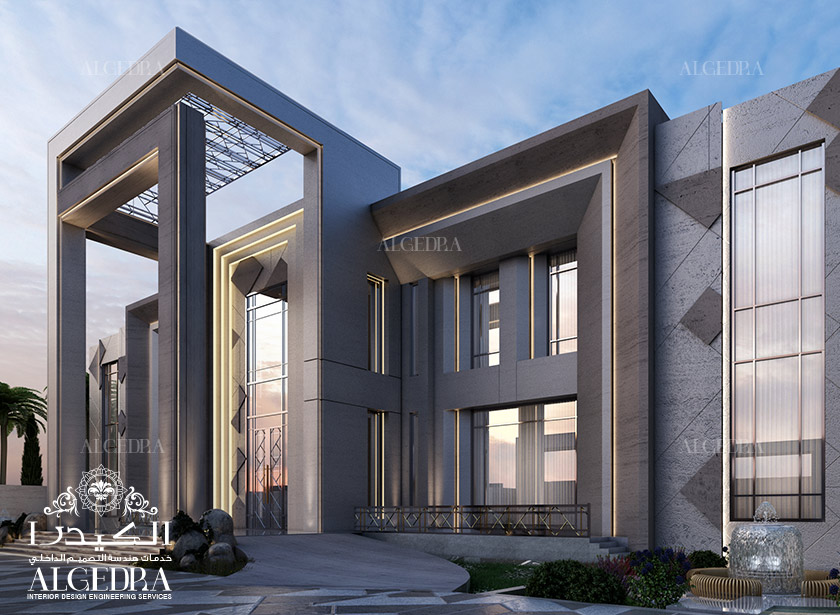 Villa design in Kuwait contemporary style by ALGEDRA design - Architizer