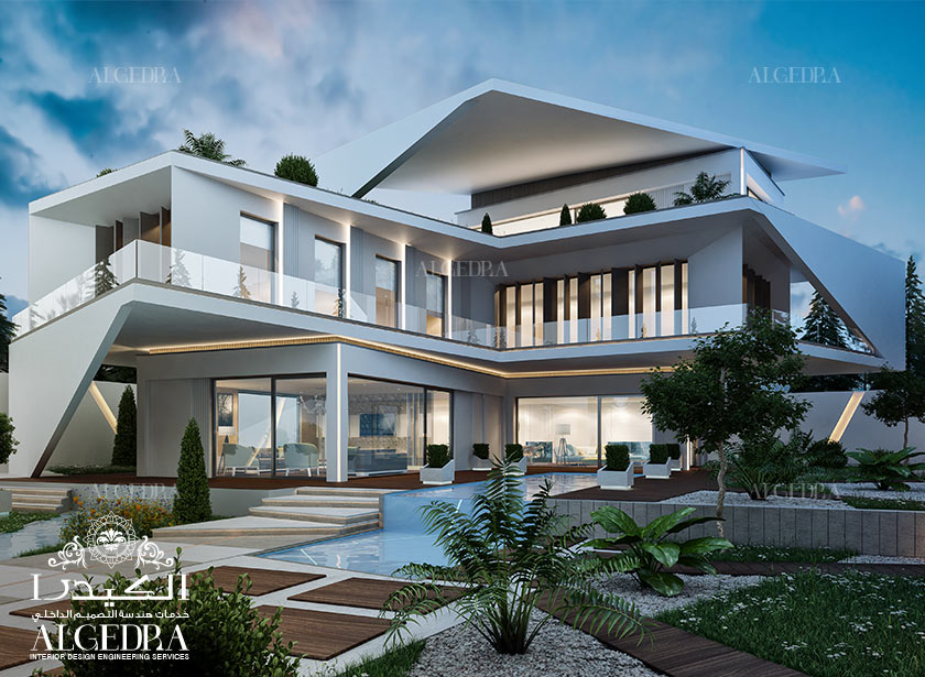 Luxury modern villa design by ALGEDRA design - Architizer