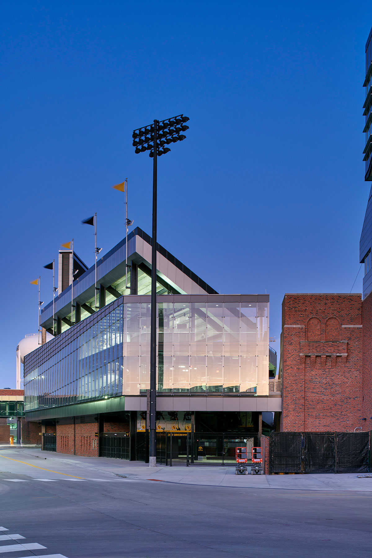 Kinnick Stadium North End Zone by Neumann Monson Architects - Architizer