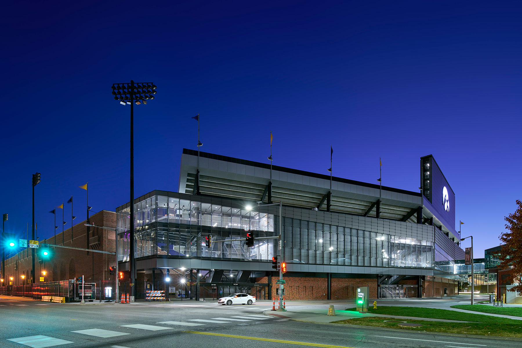 Kinnick Stadium North End Zone by Neumann Monson Architects - Architizer
