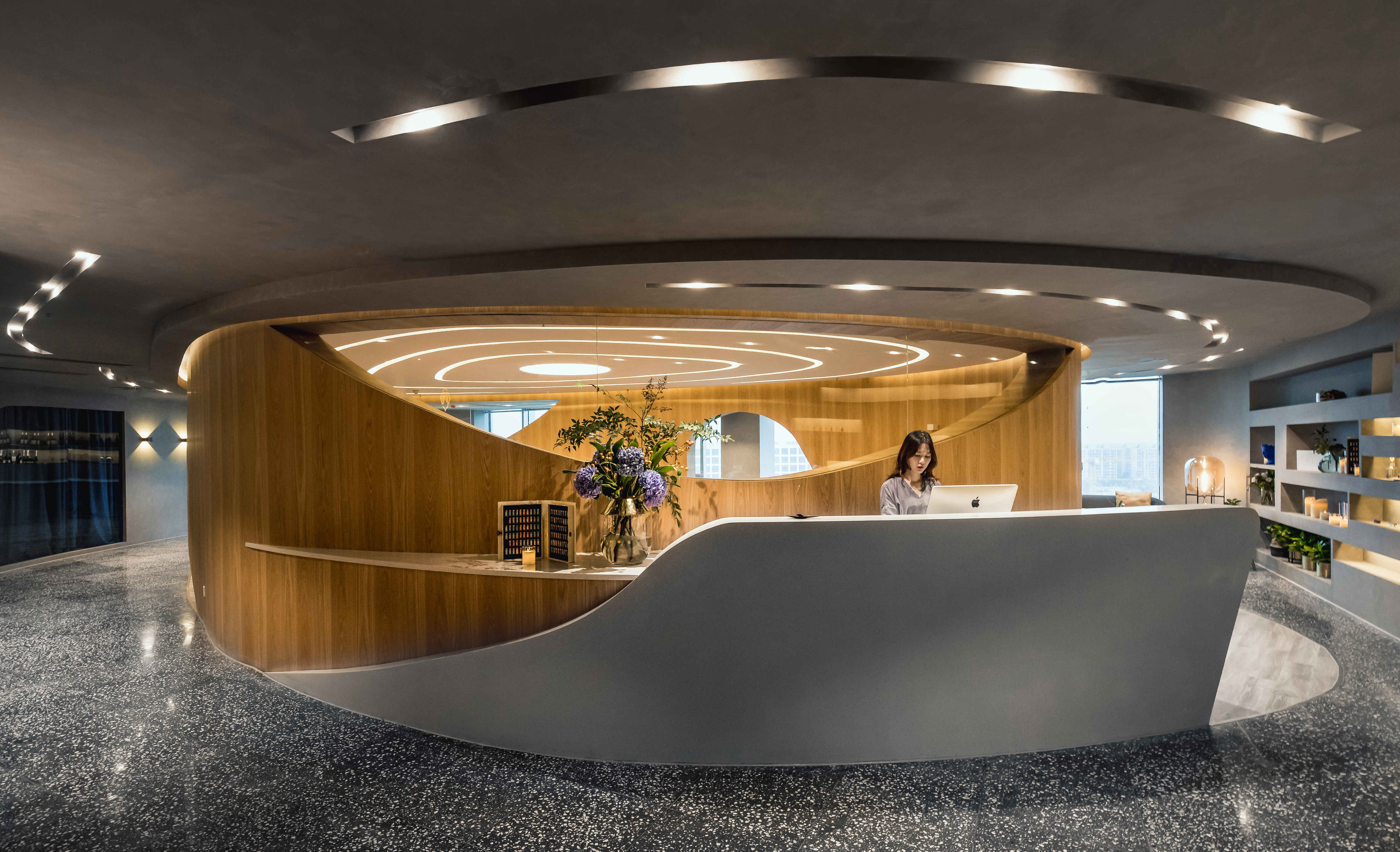 Rainbow Arches Meditation Space Shanghai Flagship Store by BEHIVE ...