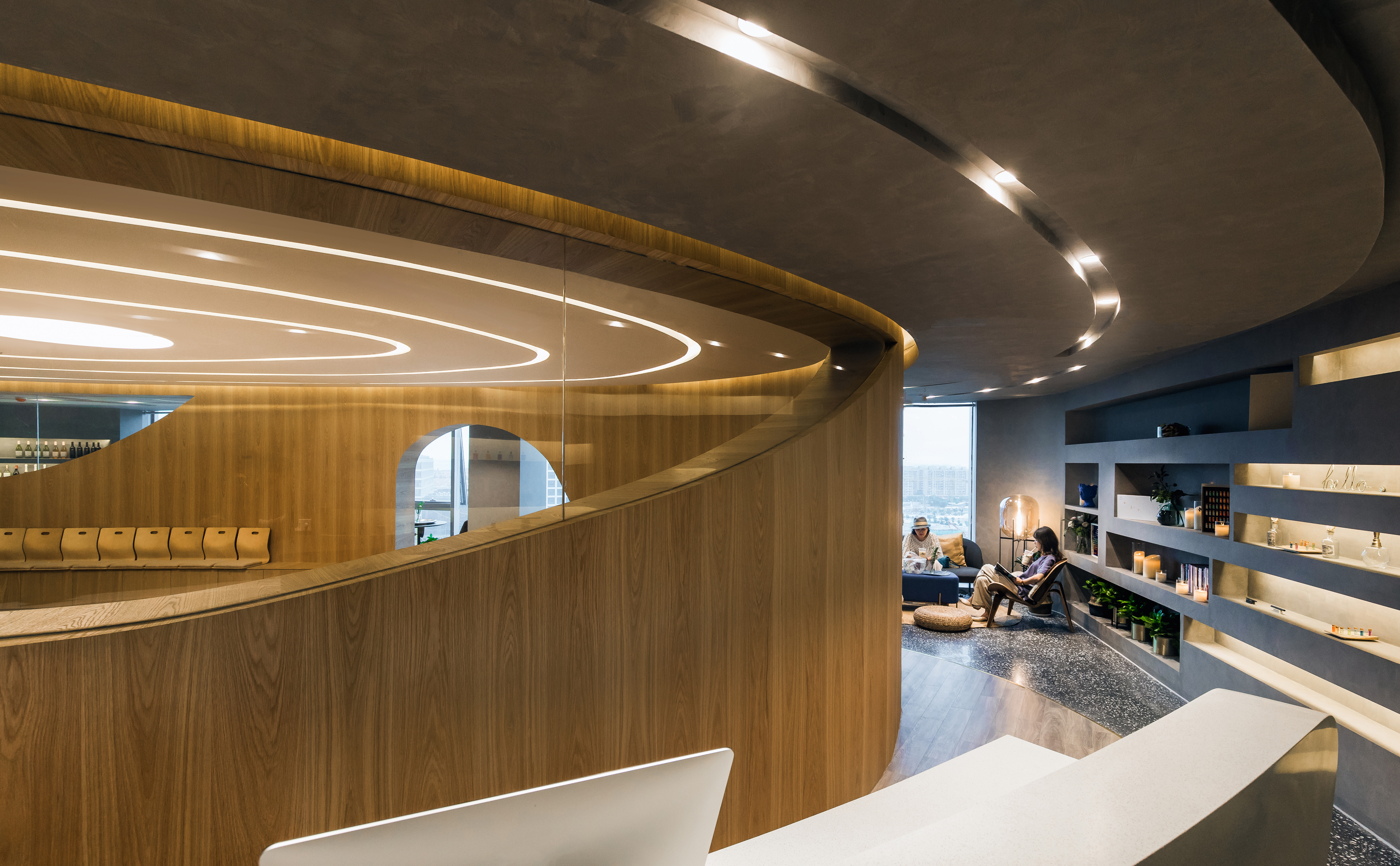 Rainbow Arches Meditation Space Shanghai Flagship Store by BEHIVE ...