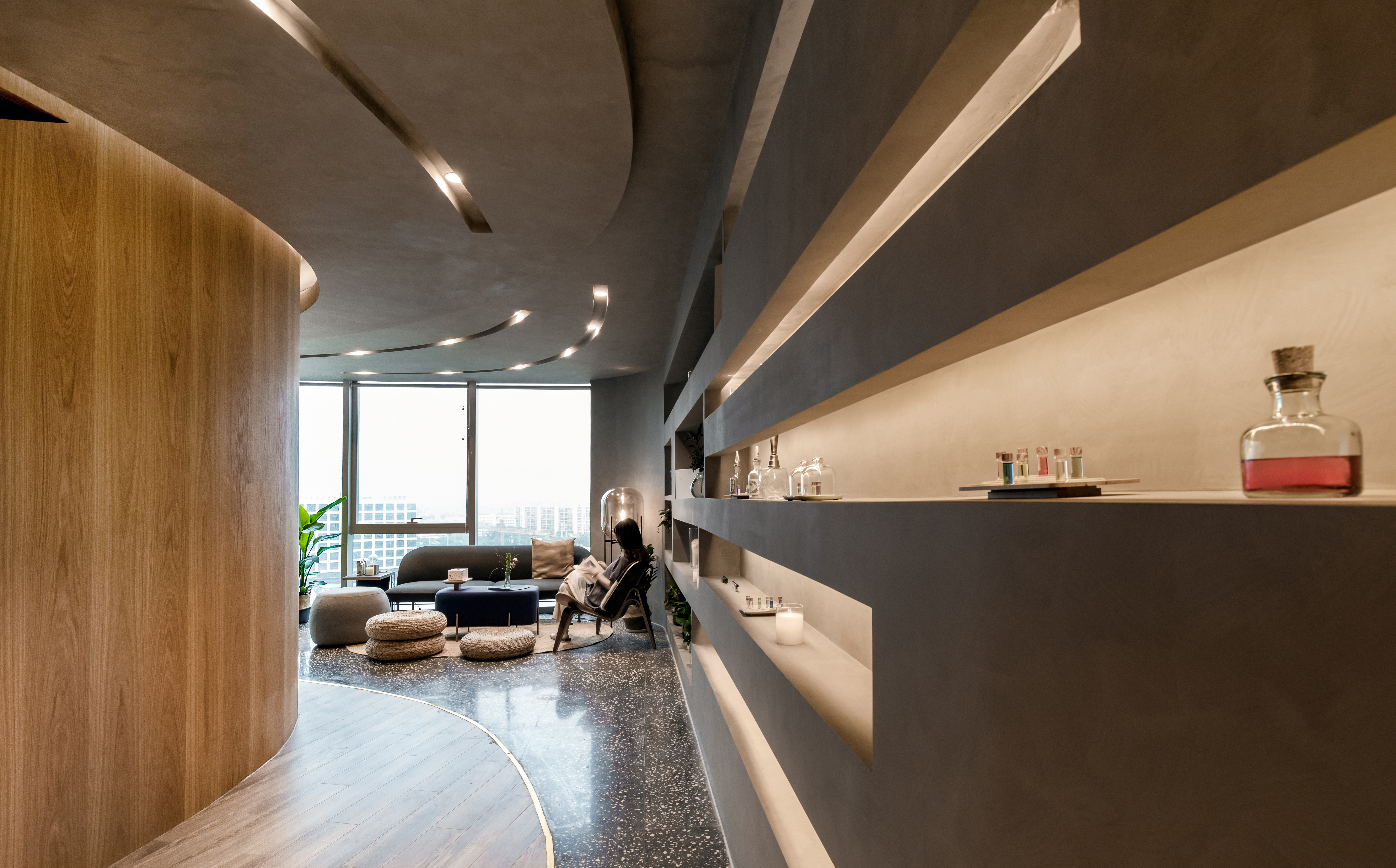 Rainbow Arches Meditation Space Shanghai Flagship Store by BEHIVE ...