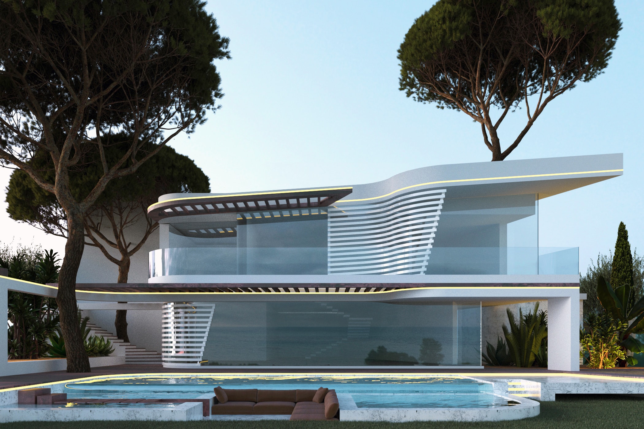 VILLA PALLASA by Inspioner - Architizer