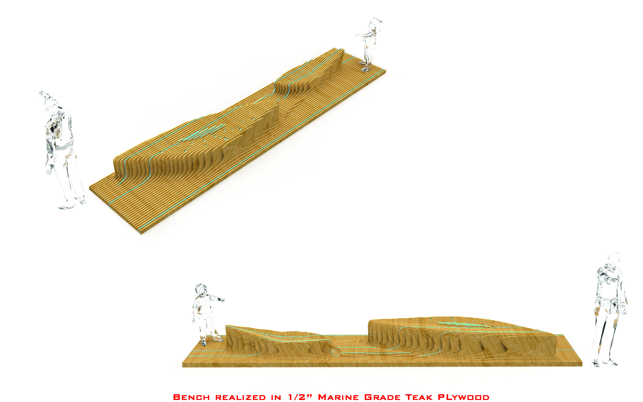 Earth Bench in Motion for the Bench Competition in Winnipeg by C O C ...