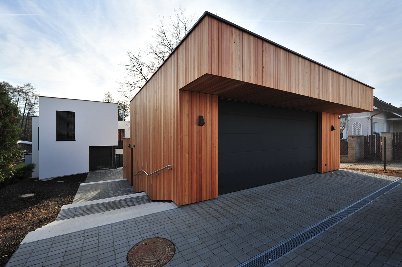 House under a walnut tree by dh architects - Architizer