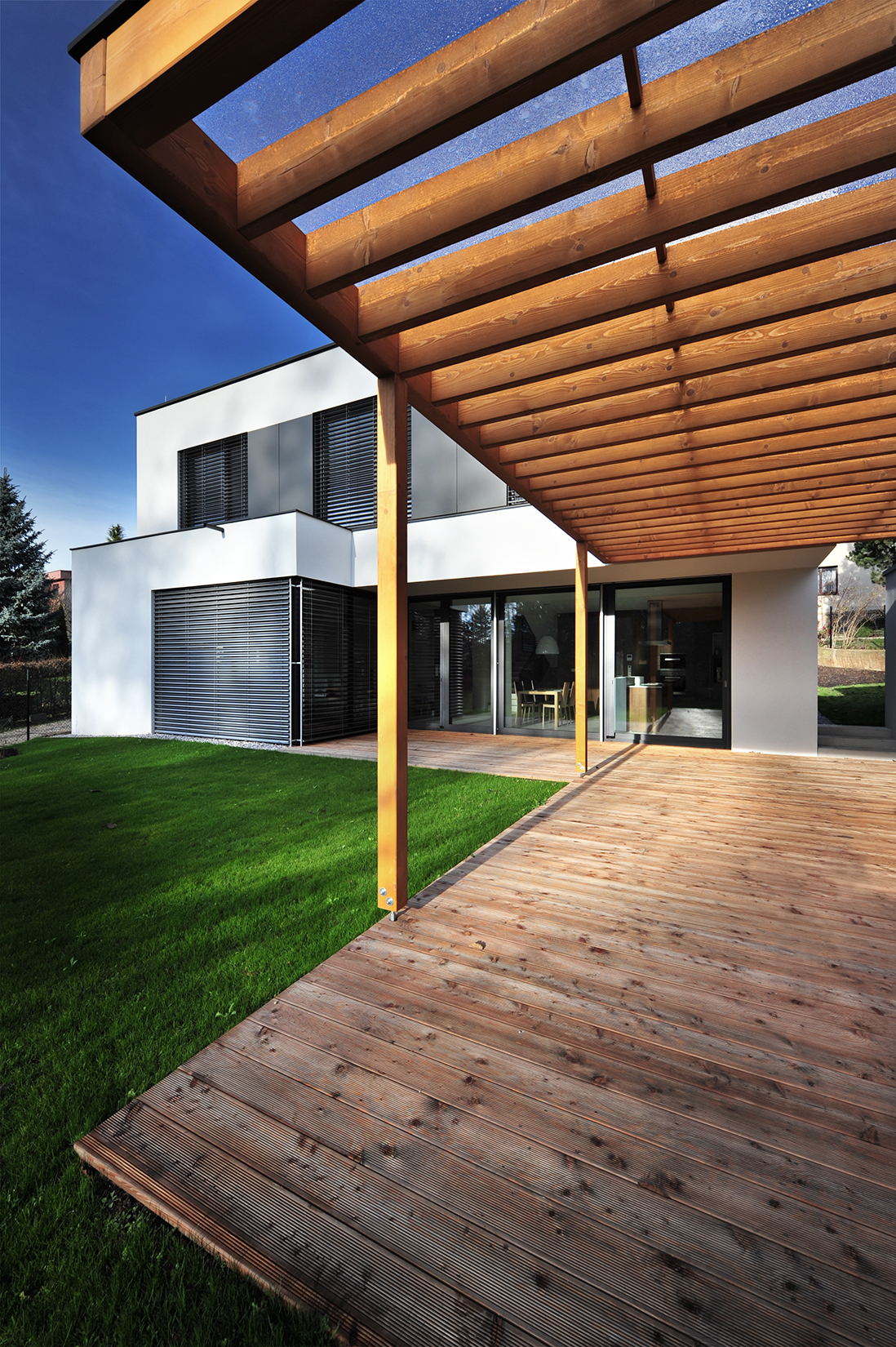 House under a walnut tree by dh architects - Architizer